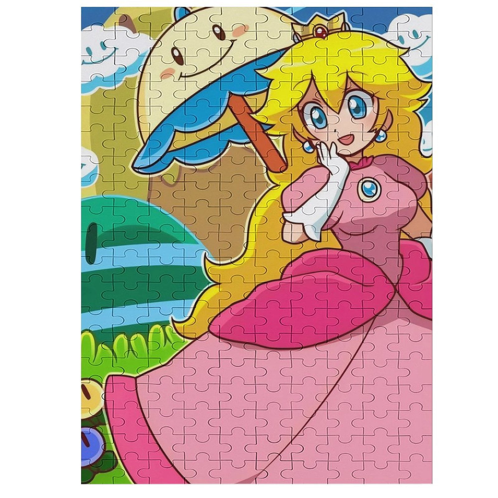 Super Mario Princess Peach Puzzles for Kids Interactive Brain Teasers ...