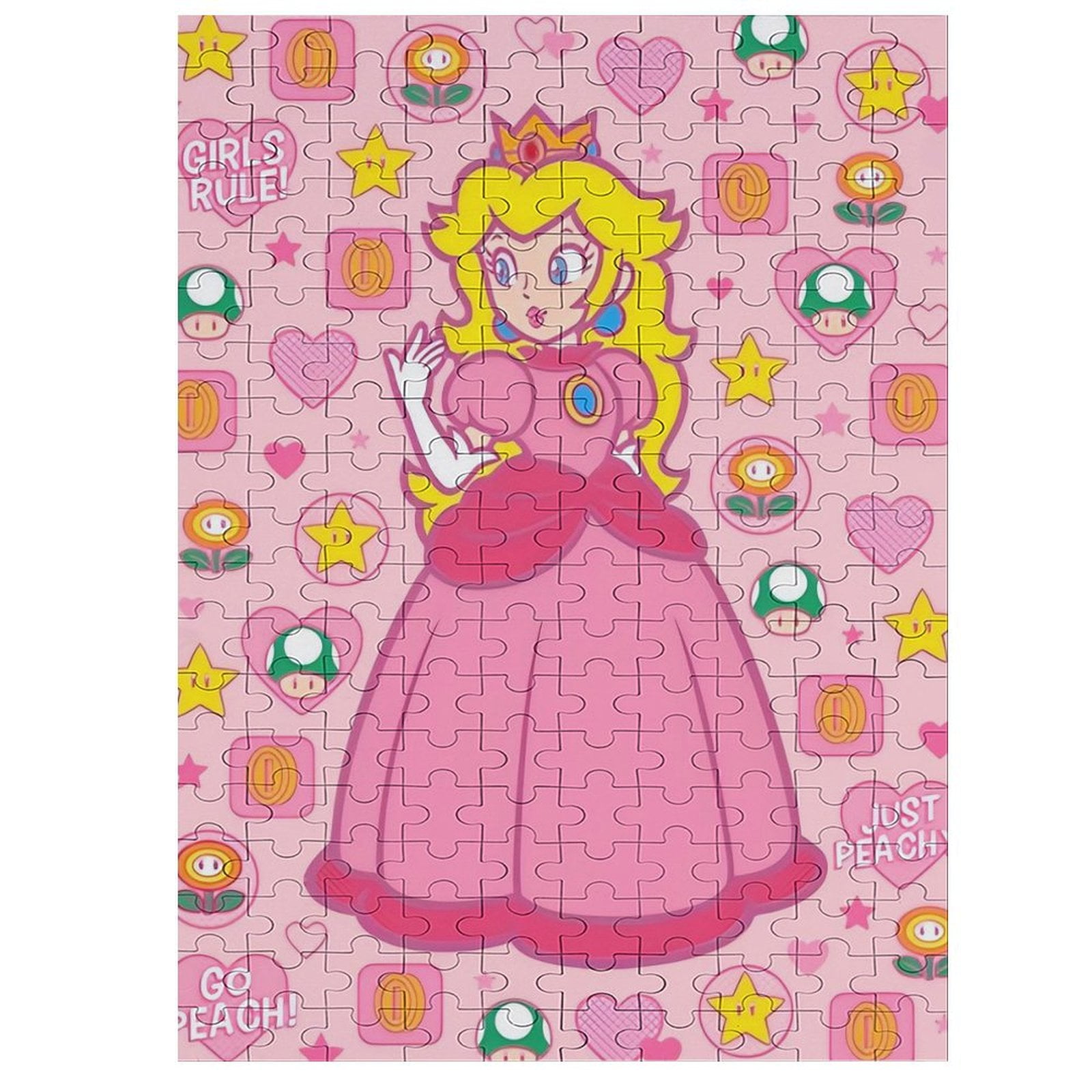Super Mario Princess Peach Puzzles for Kids Interactive Brain Teasers ...