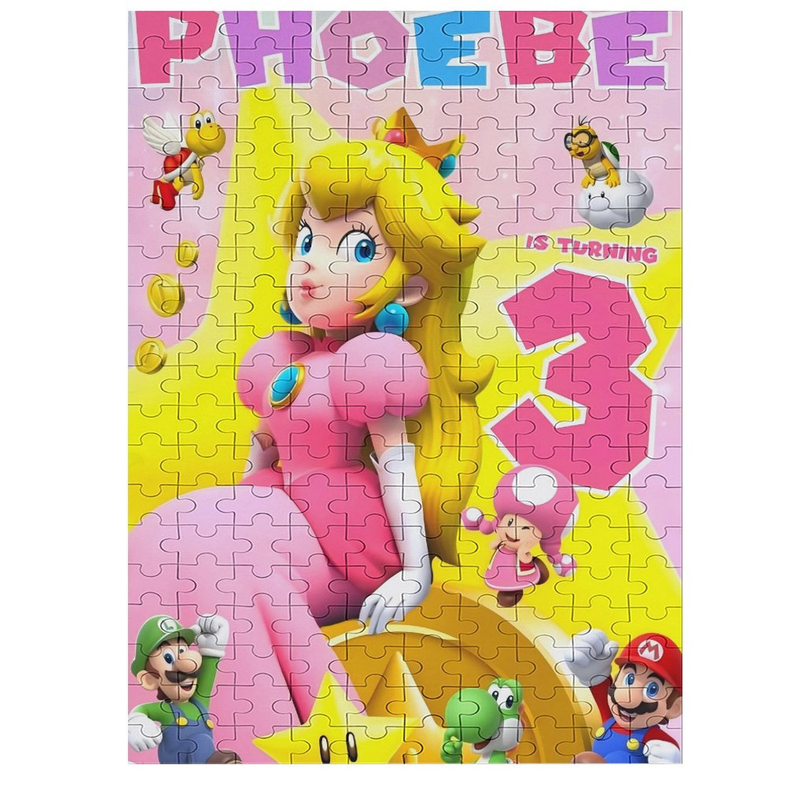 Super Mario Princess Peach Puzzles for Kids Interactive Brain Teasers ...