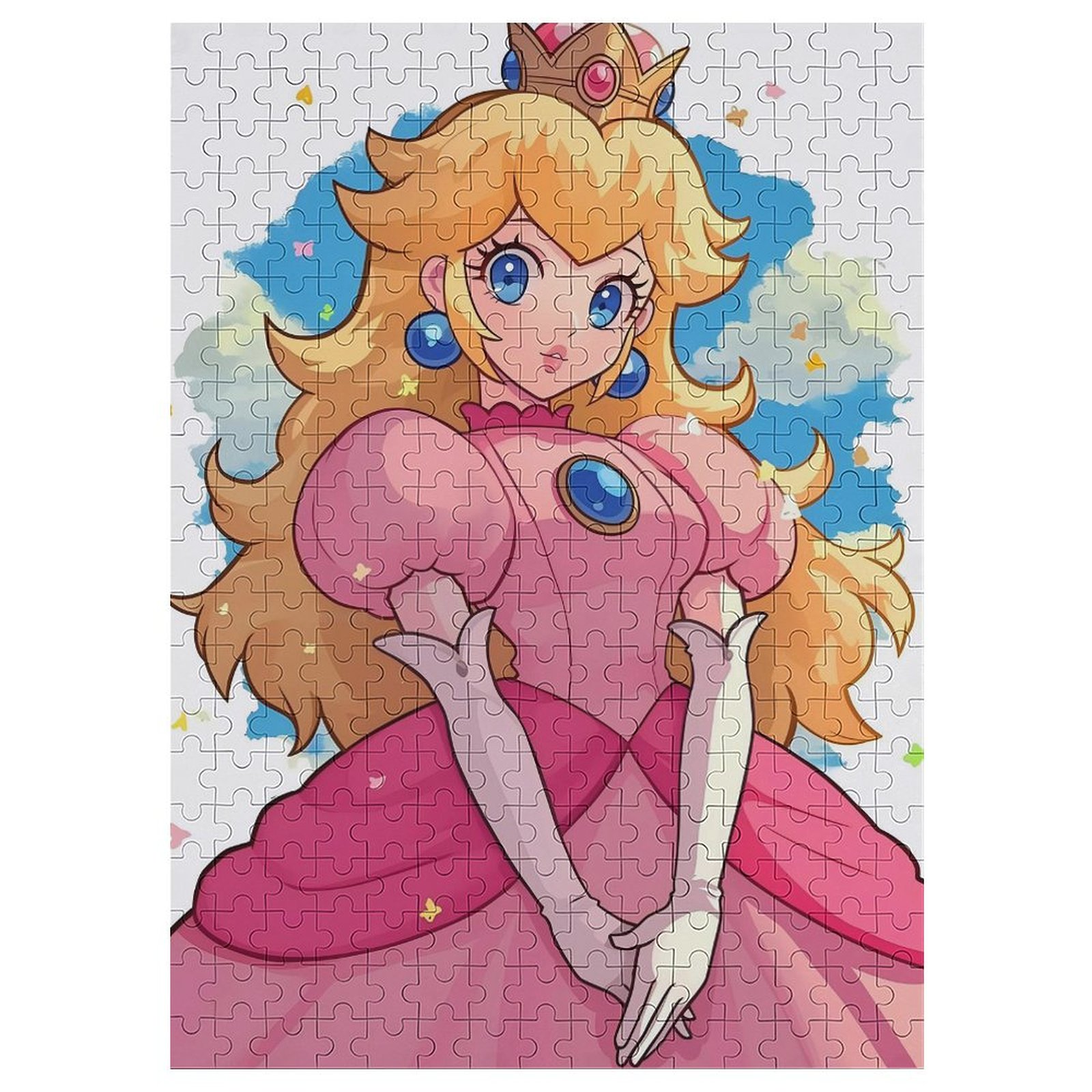 Super Mario Princess Peach Puzzles for Kids Interactive Brain Teasers ...