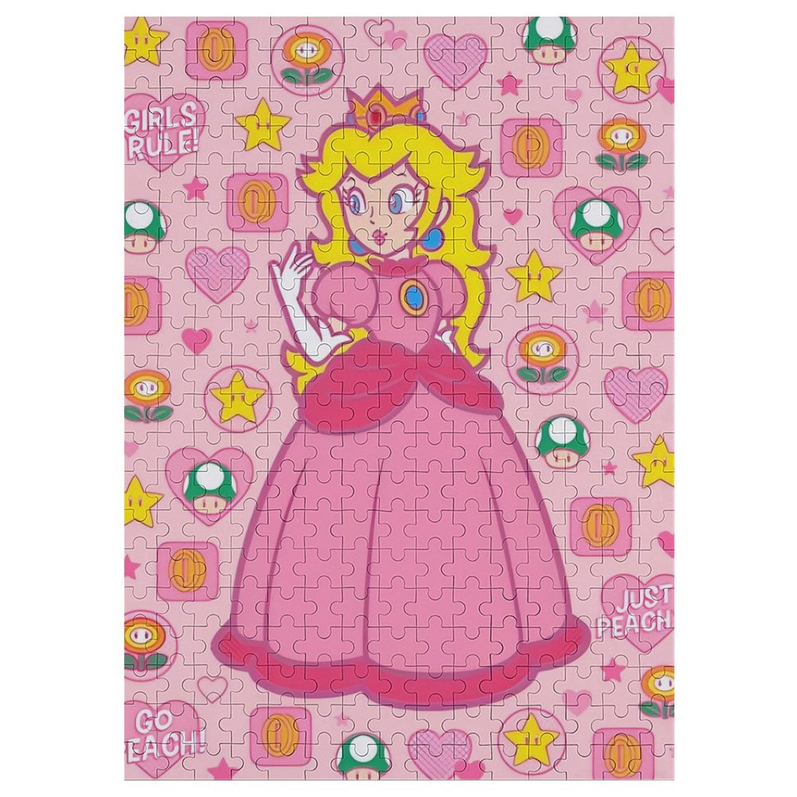 Super Mario Princess Peach Puzzles for Kids Interactive Brain Teasers ...