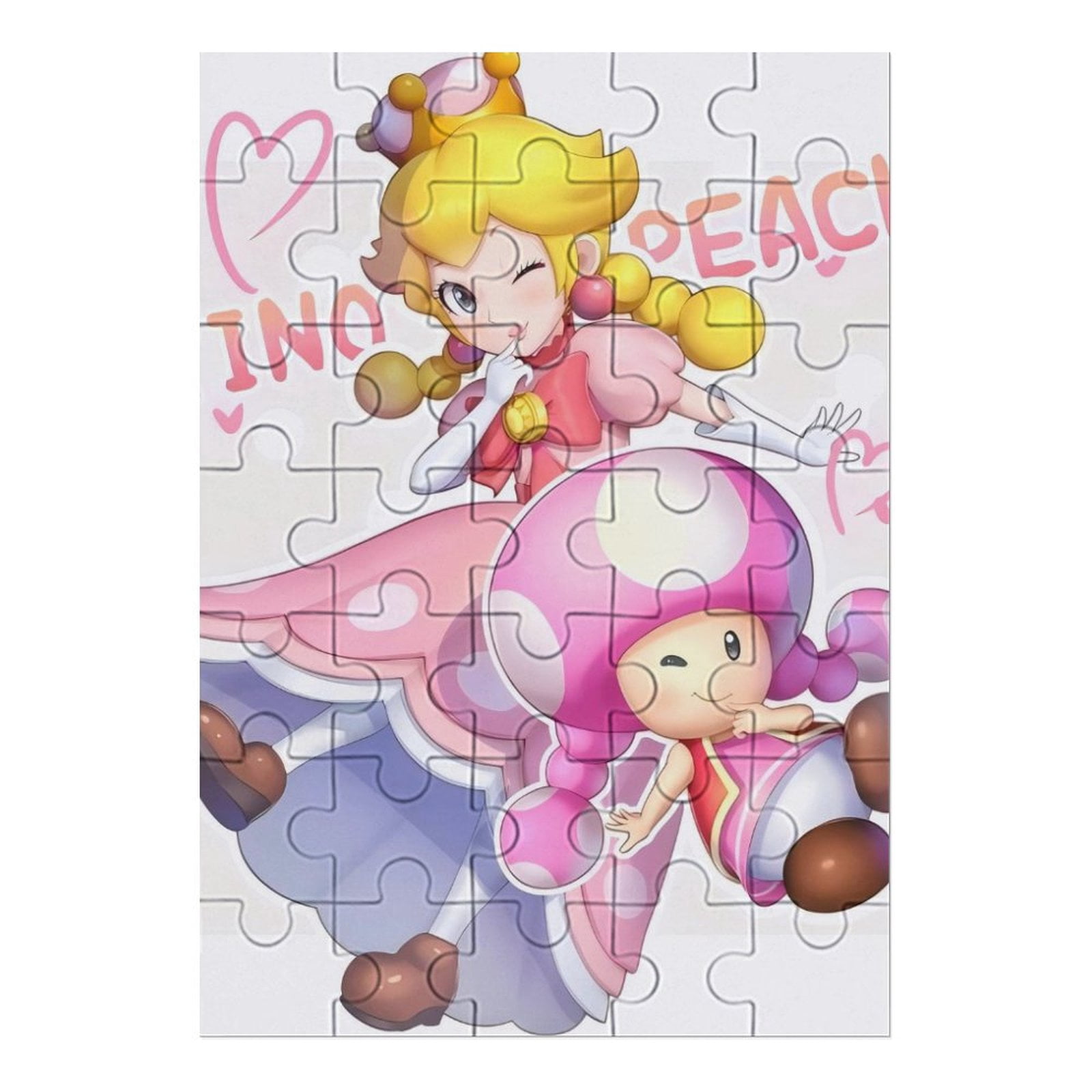 Super Mario Princess Peach Puzzles for Kids Interactive Brain Teasers ...