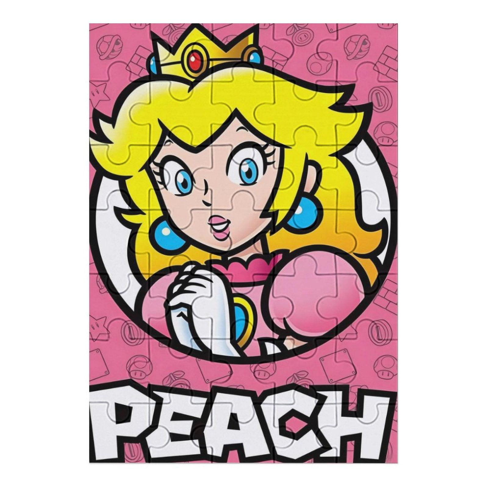 Super Mario Princess Peach Puzzles for Kids Interactive Brain Teasers ...
