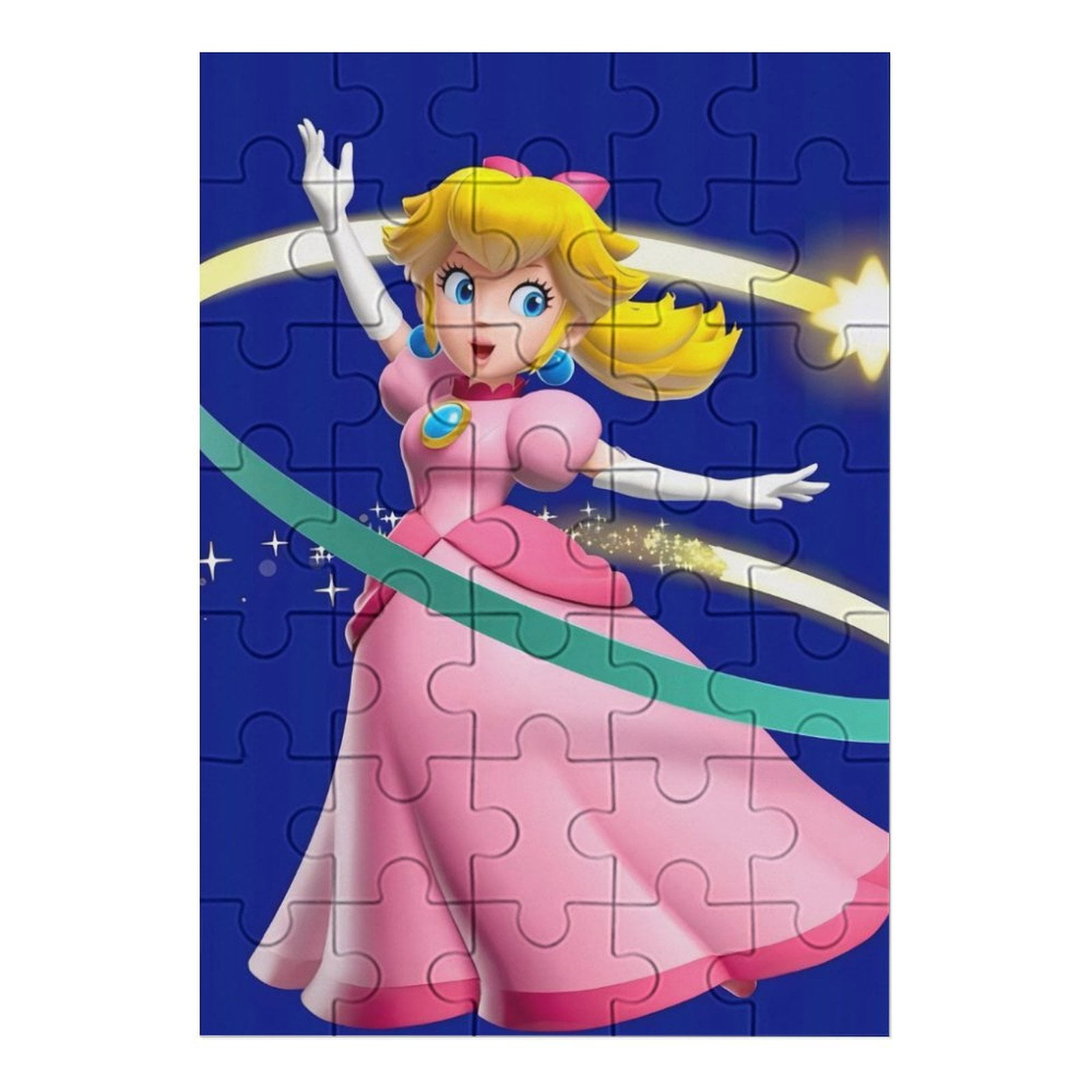 Super Mario Princess Peach Puzzles for Kids Interactive Brain Teasers ...