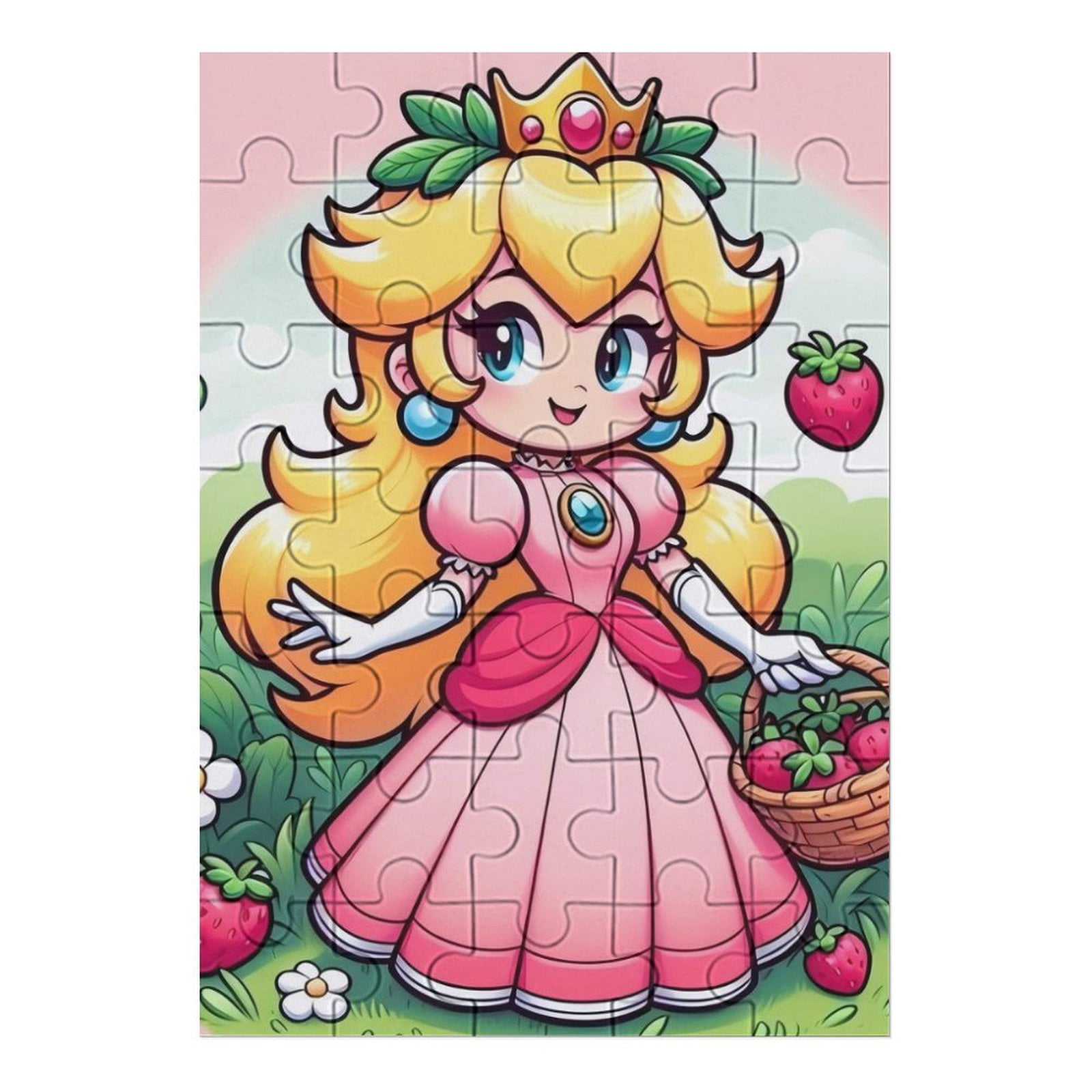 Super Mario Princess Peach Puzzles for Kids Interactive Brain Teasers ...