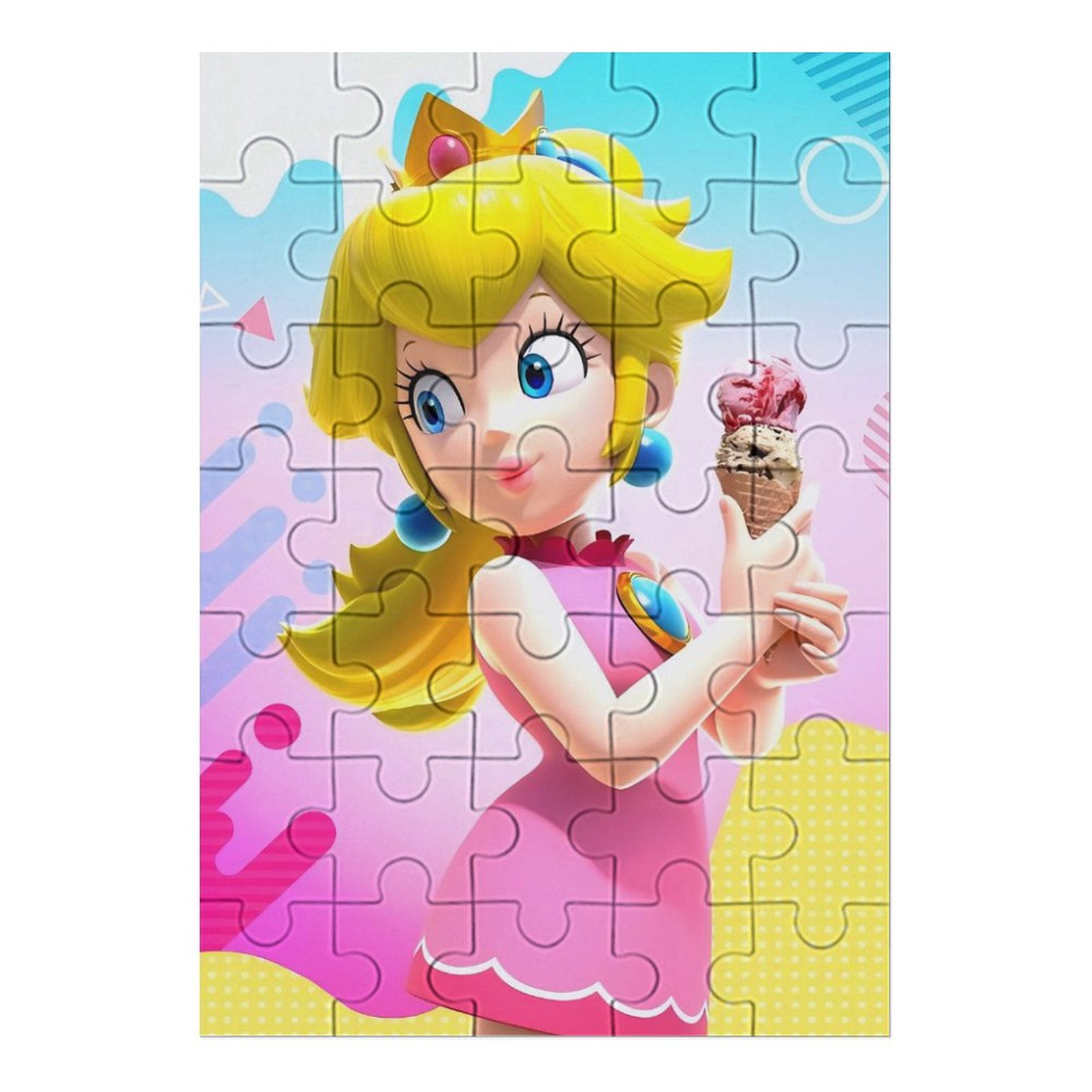 Super Mario Princess Peach Puzzles for Kids Interactive Brain Teasers ...