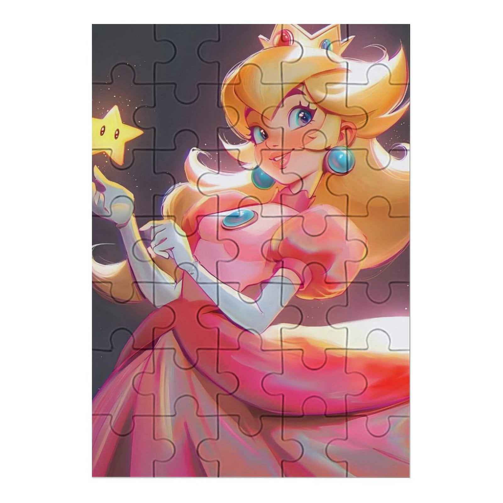 Super Mario Princess Peach Puzzles for Kids Interactive Brain Teasers ...