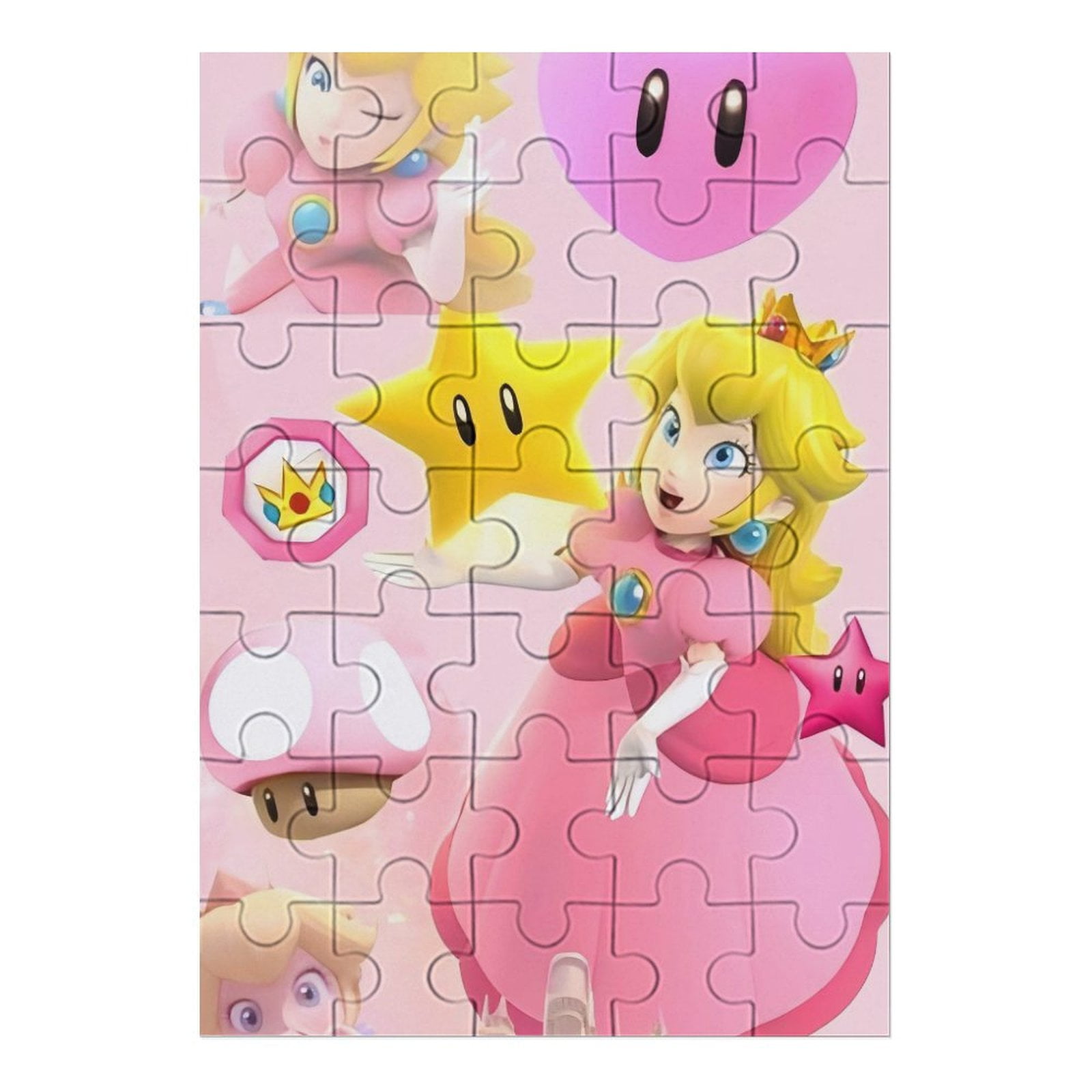 Super Mario Princess Peach Puzzles for Kids Interactive Brain Teasers ...