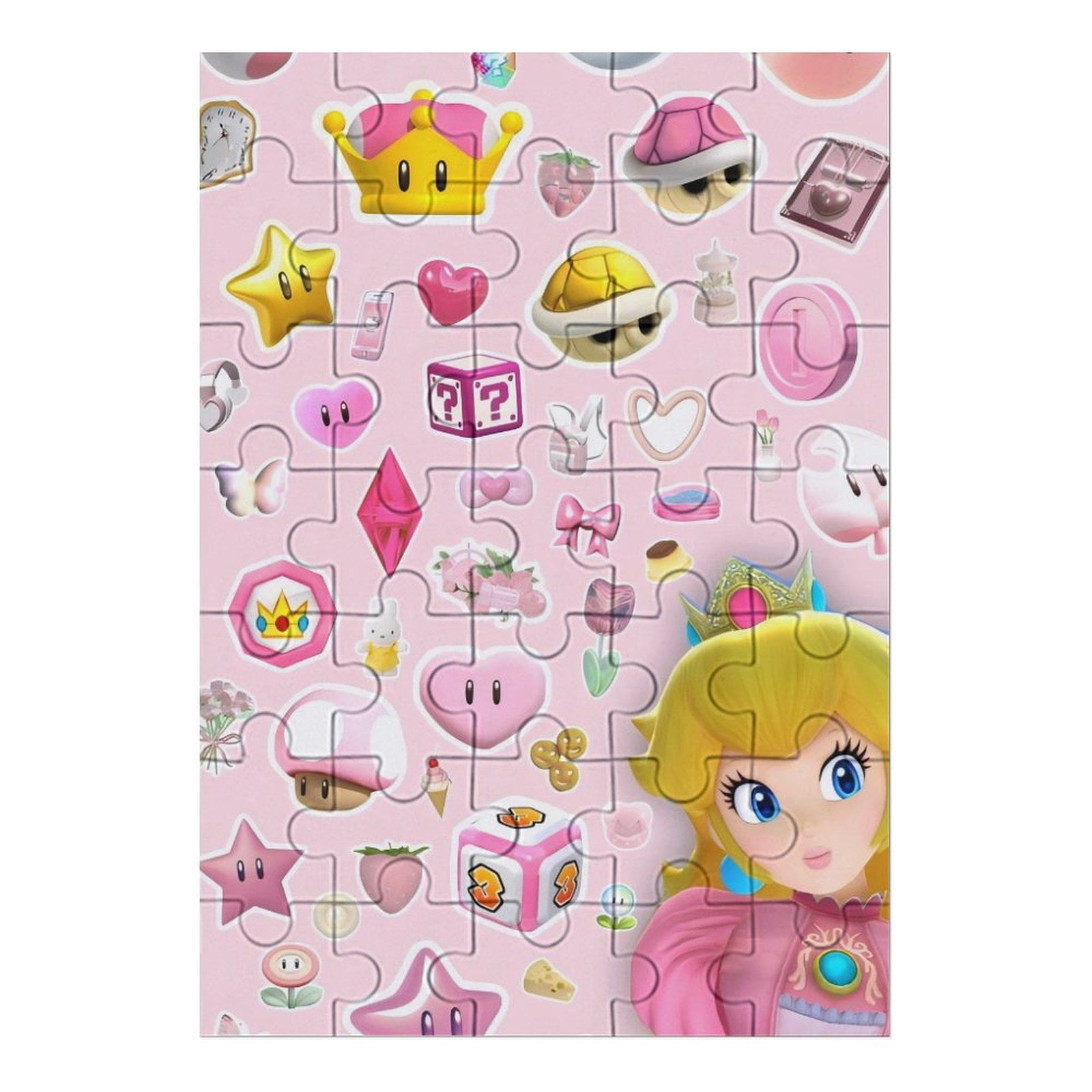 Super Mario Princess Peach Puzzles for Kids Interactive Brain Teasers ...