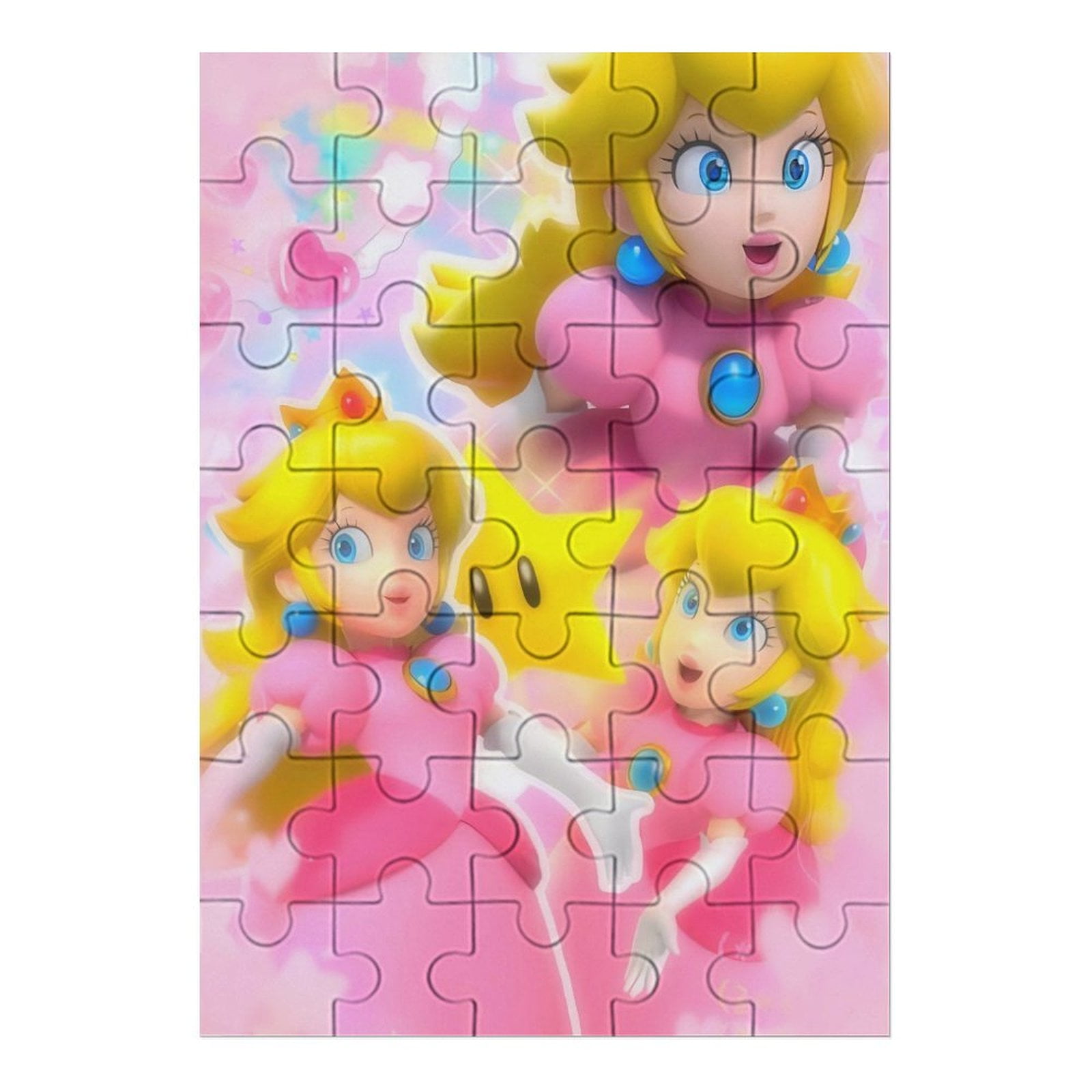 Super Mario Princess Peach Puzzles for Kids Interactive Brain Teasers ...