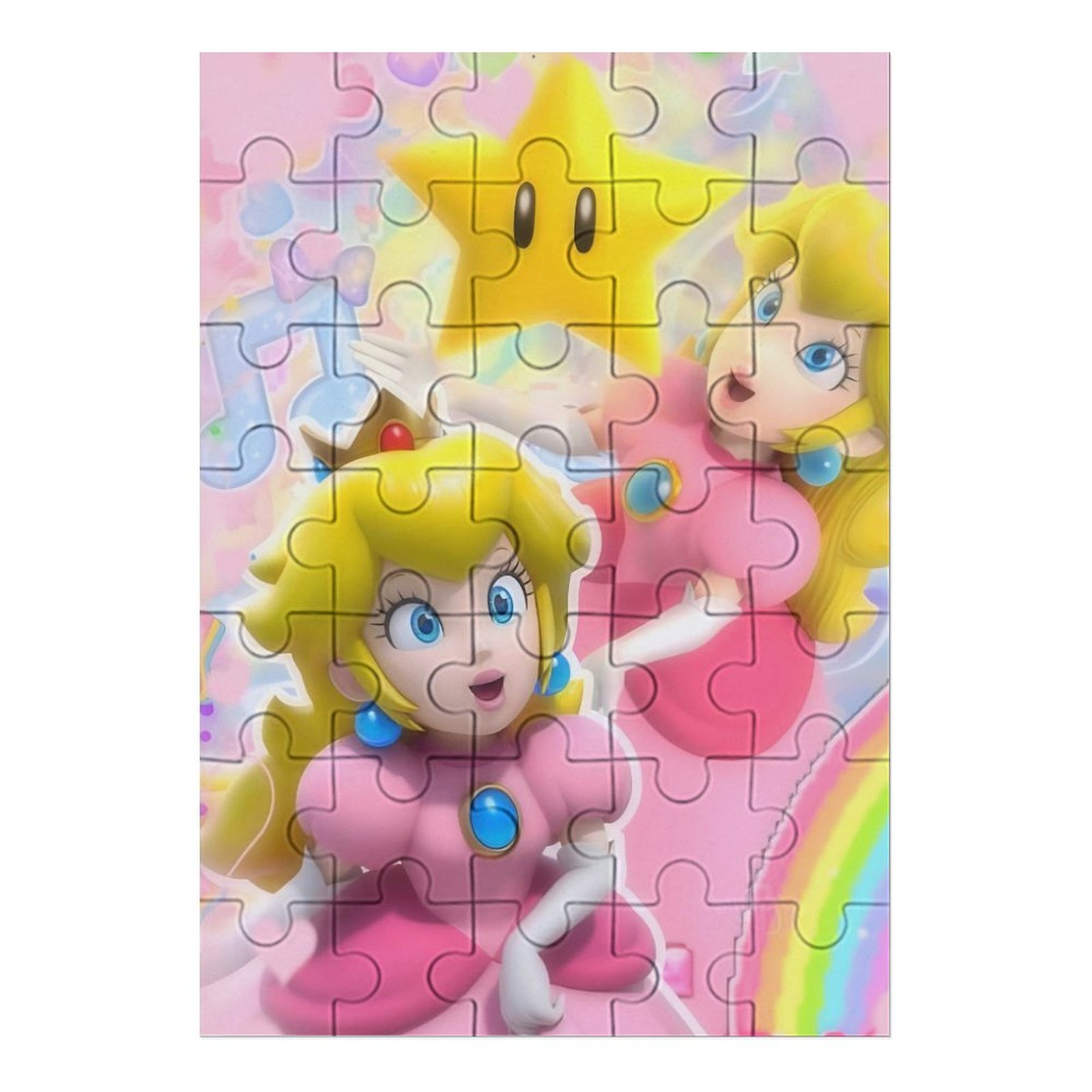 Super Mario Princess Peach Puzzles for Kids Interactive Brain Teasers ...