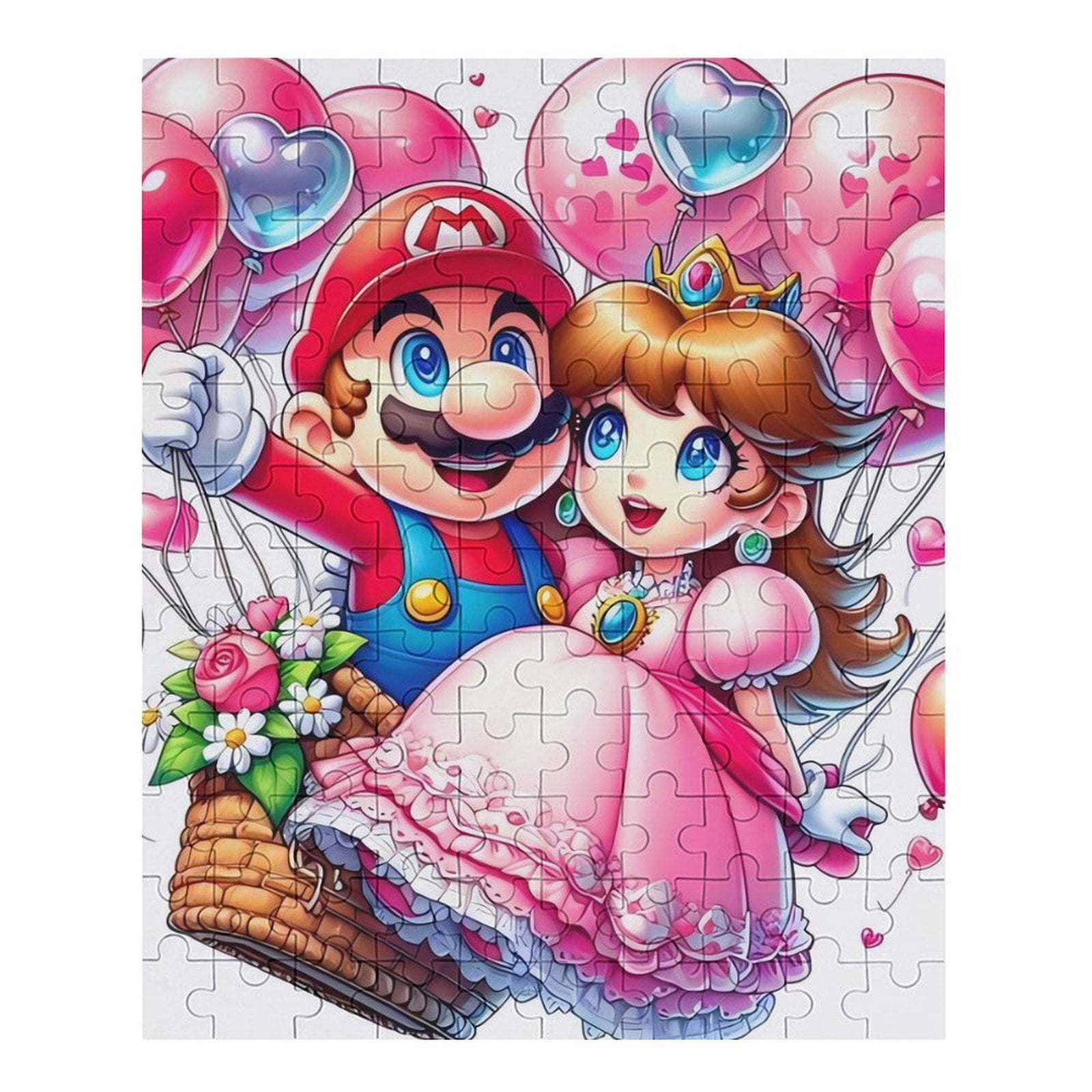Super Mario Princess Peach Puzzles for Kids Interactive Brain Teasers ...
