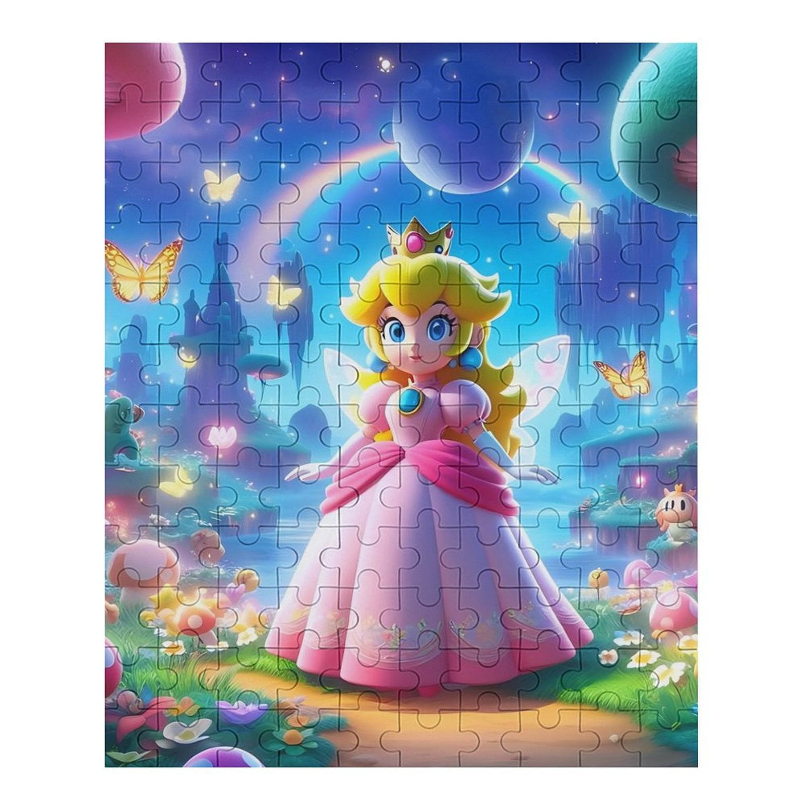 Super Mario Princess Peach Puzzles for Kids Interactive Brain Teasers ...