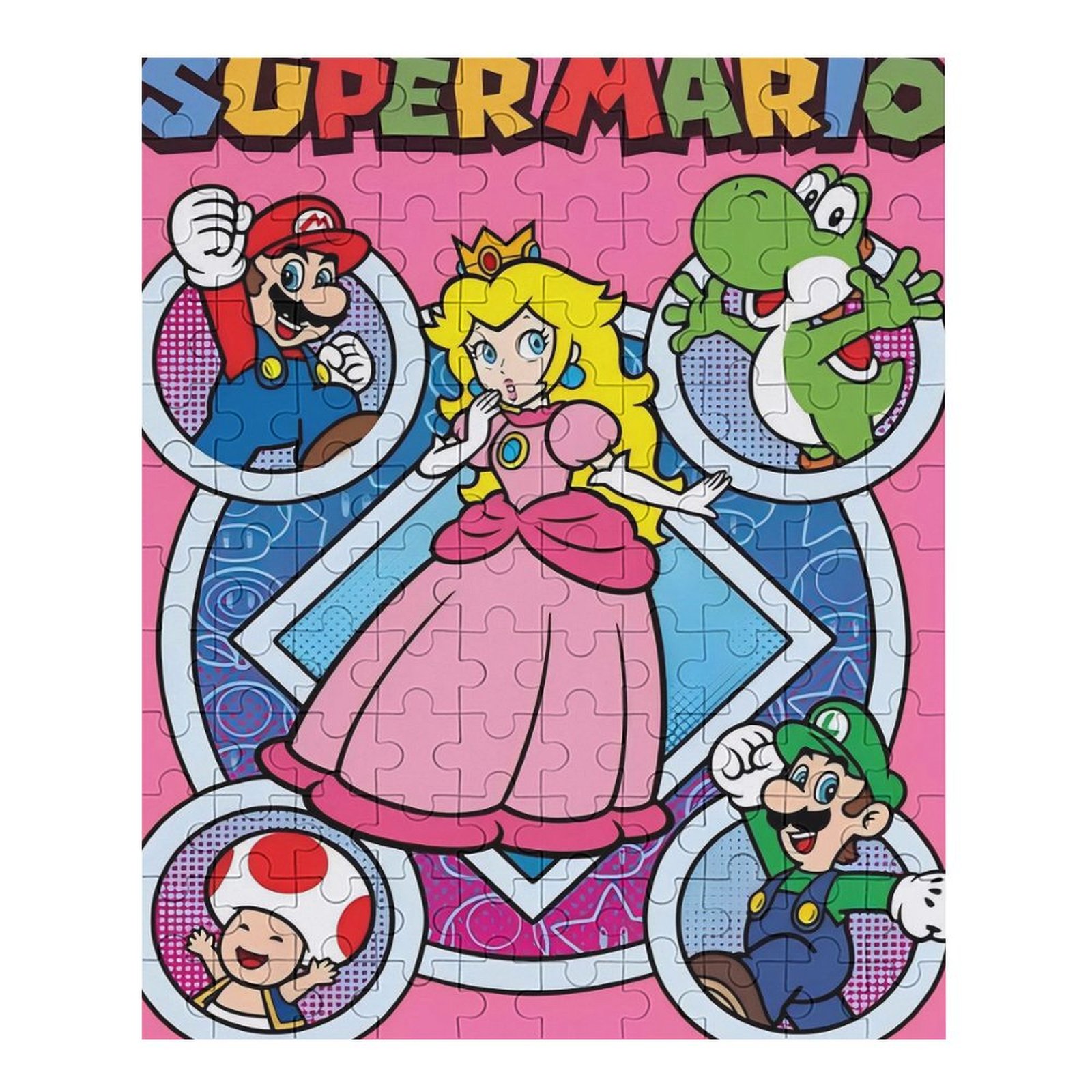 Super Mario Princess Peach Puzzles for Kids Interactive Brain Teasers ...