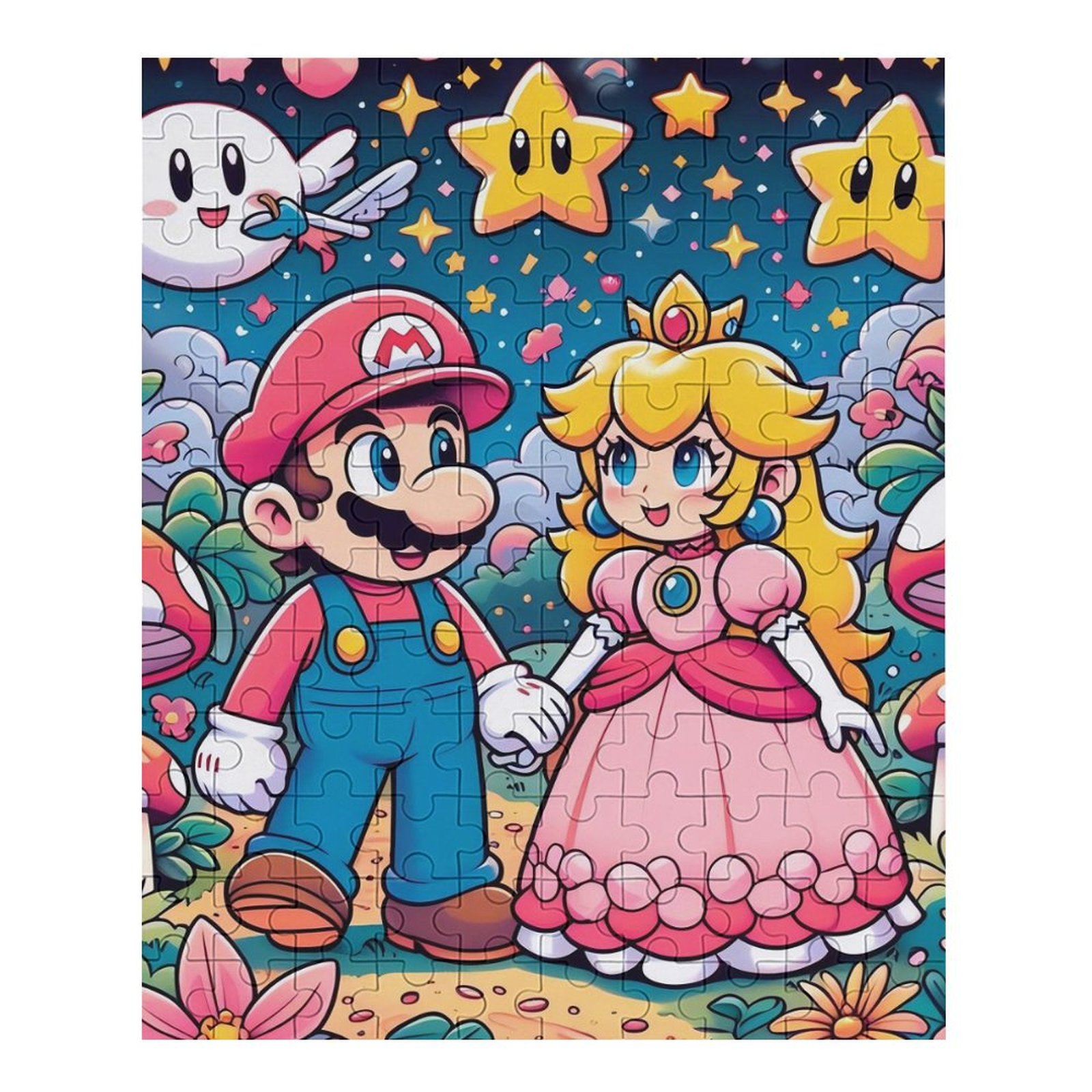 Super Mario Princess Peach Puzzles for Kids Interactive Brain Teasers ...