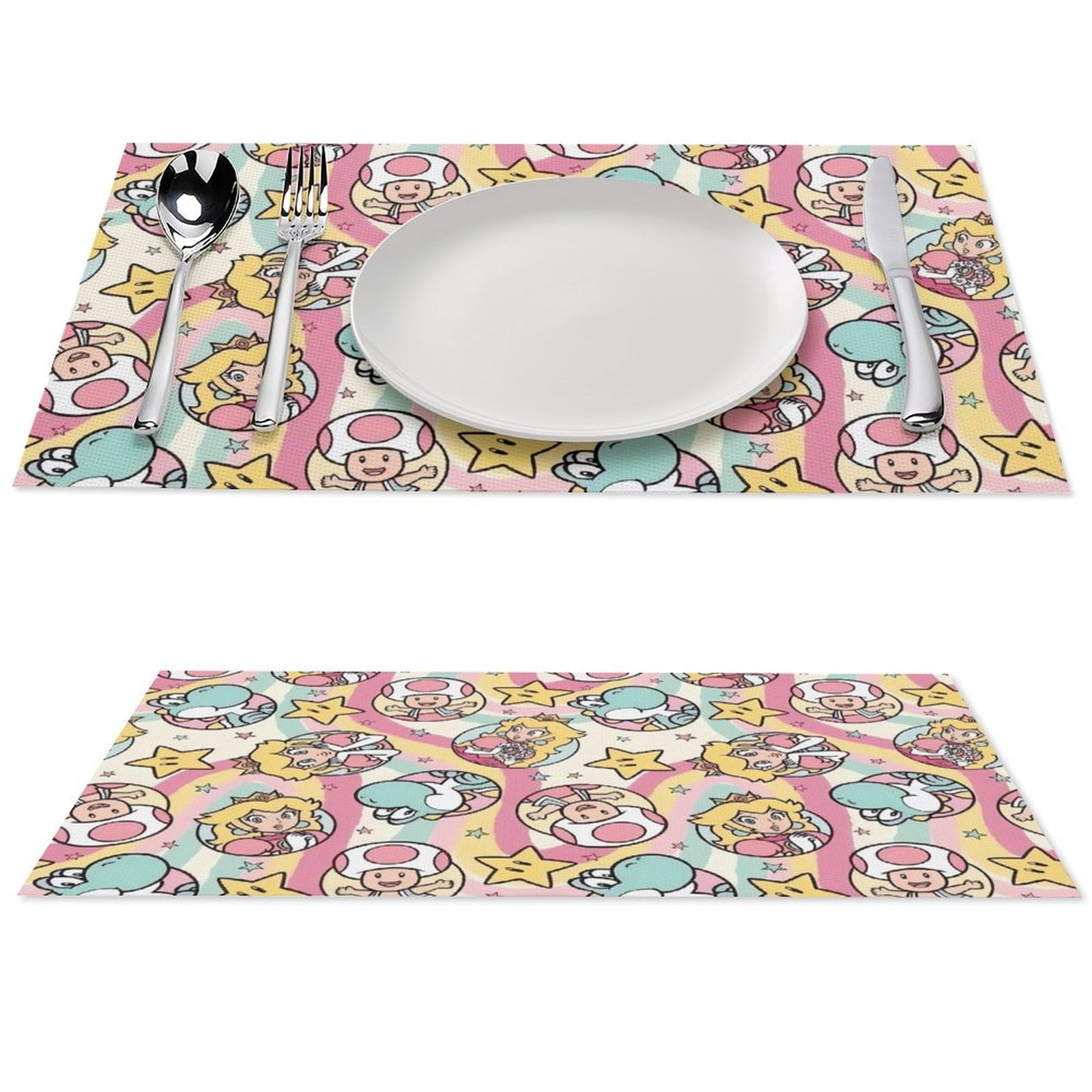 Super Mario Princess Peach kids plastic waterproof placemat 1 PCS ...