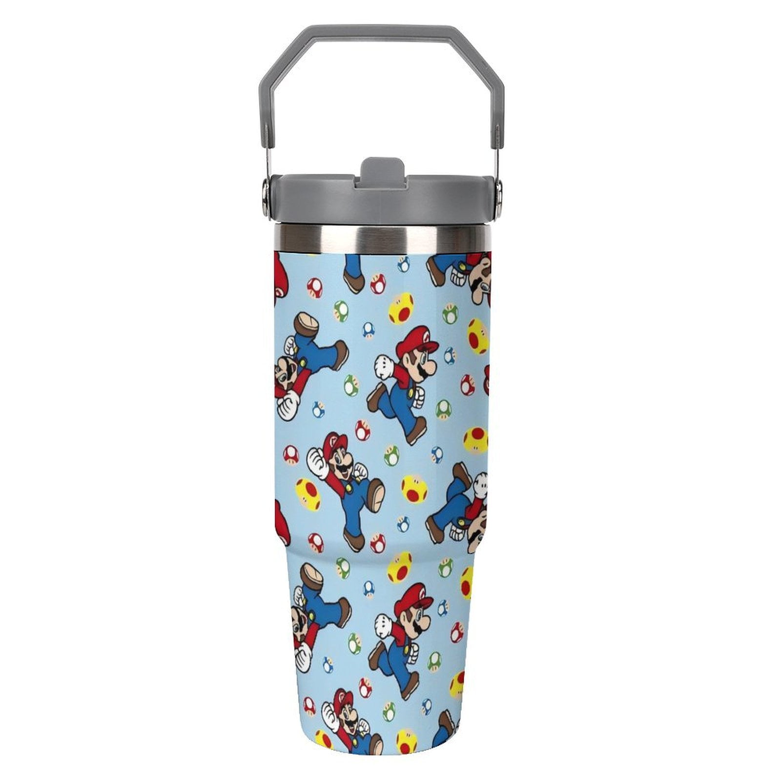 Super Mario Princess Peach travel mugs for hot and cold beverages with ...