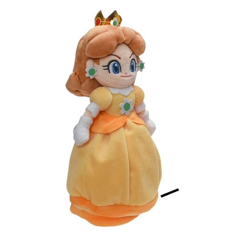 Super Mario Princess Plush Doll Pink Peach Yellow Daisy Blue Princess ...