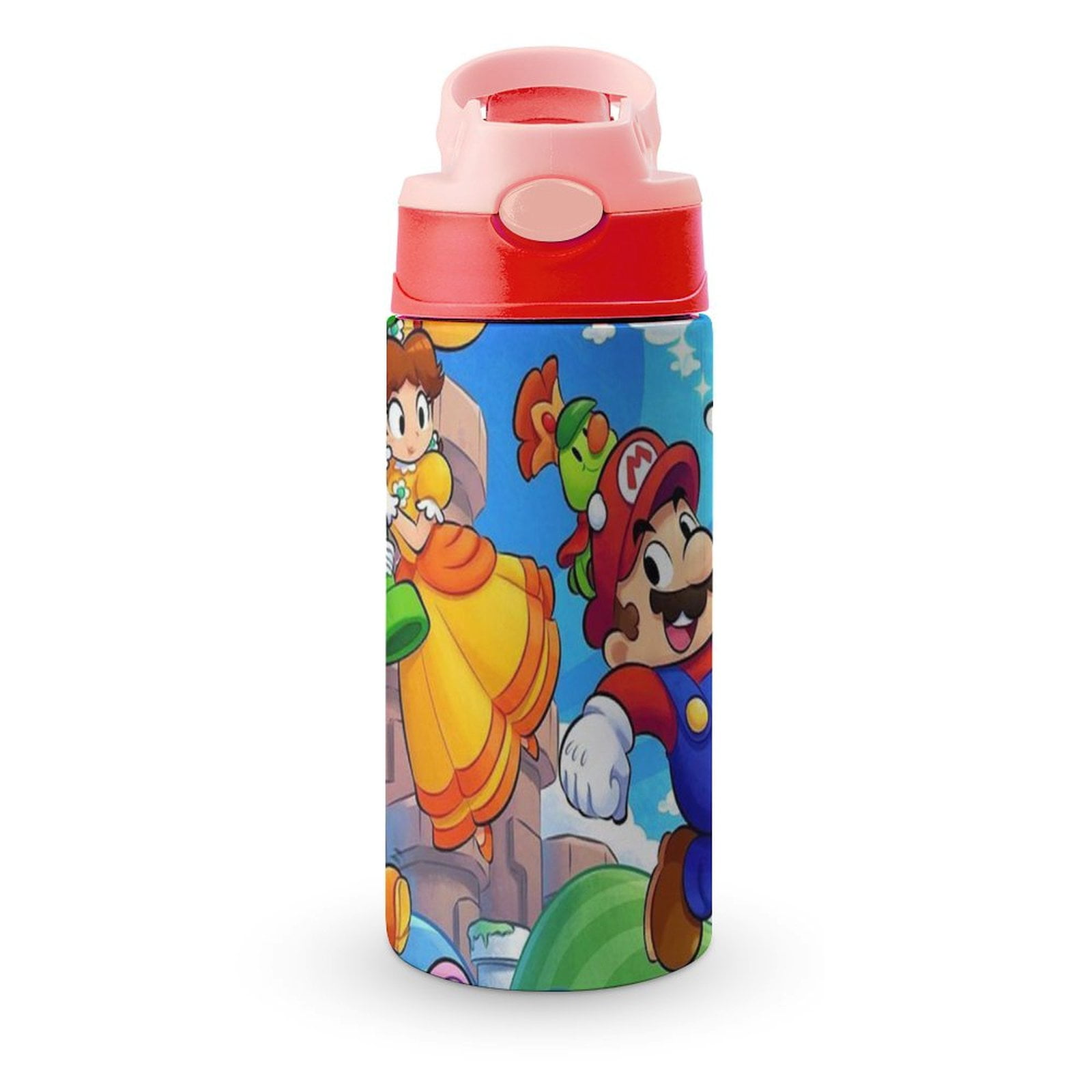 Super Mario Princess Portable Water Bottle Insulated Stainless Steel ...