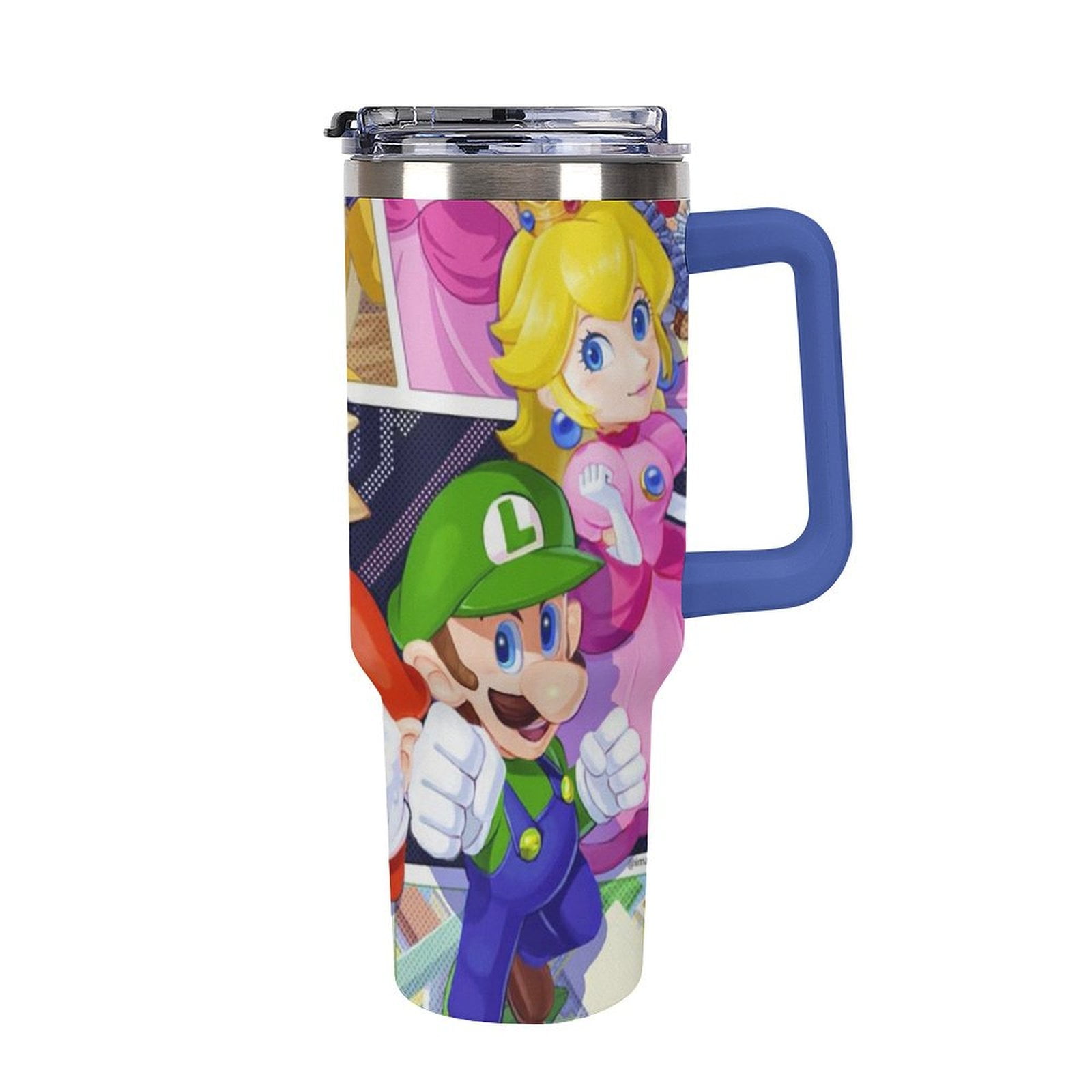 Super Mario Princess Stainless Steel Insulated Tumbler Large Capacity ...