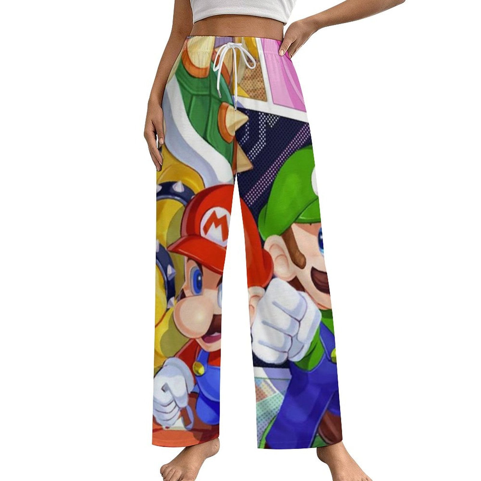 Super Mario Princess Women Pajama Pants Causal Comfy Lounge Sleep ...
