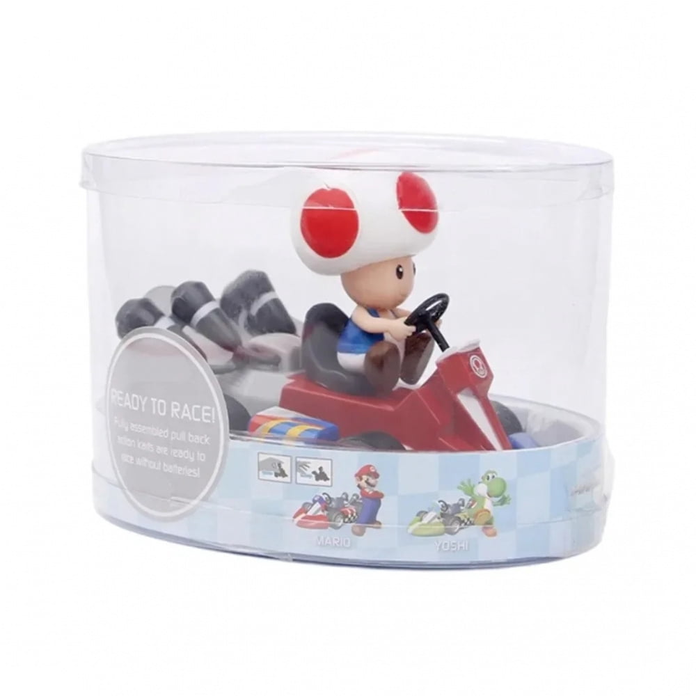 Super Mario Pull Back Car Green Yoshi Donkey Kong Bowser Luigi Toad ...