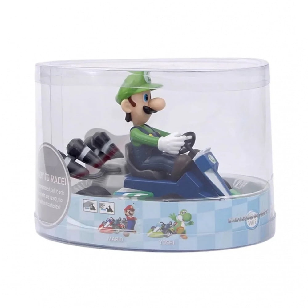 Super Mario Pull Back Car Green Yoshi Donkey Kong Bowser Luigi Toad ...