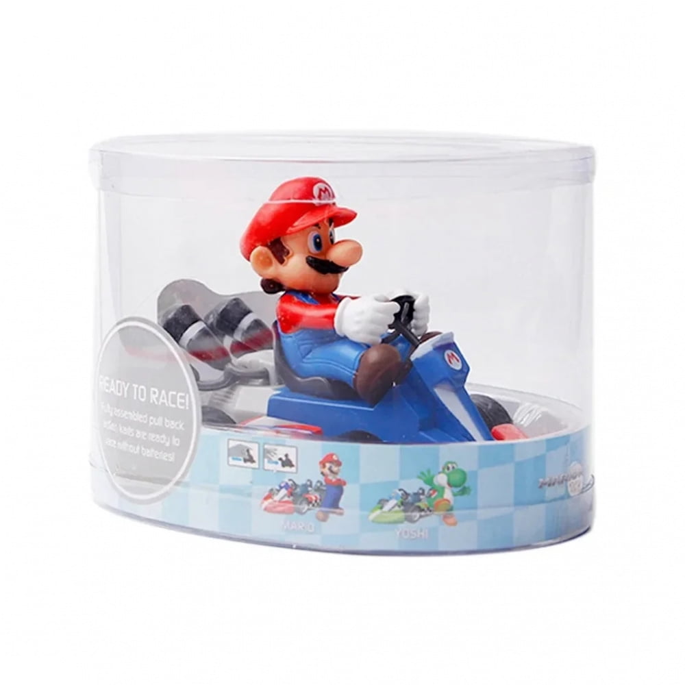 Super Mario Pull Back Car Green Yoshi Donkey Kong Bowser Luigi Toad ...