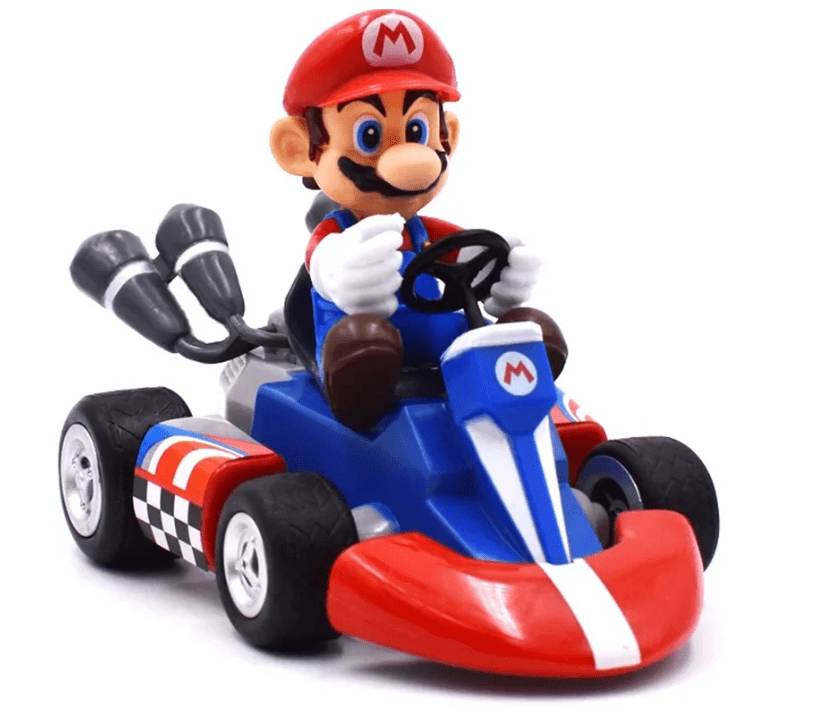 Super Mario Pull Back Car Green Yoshi Donkey Kong Bowser Luigi Toad ...
