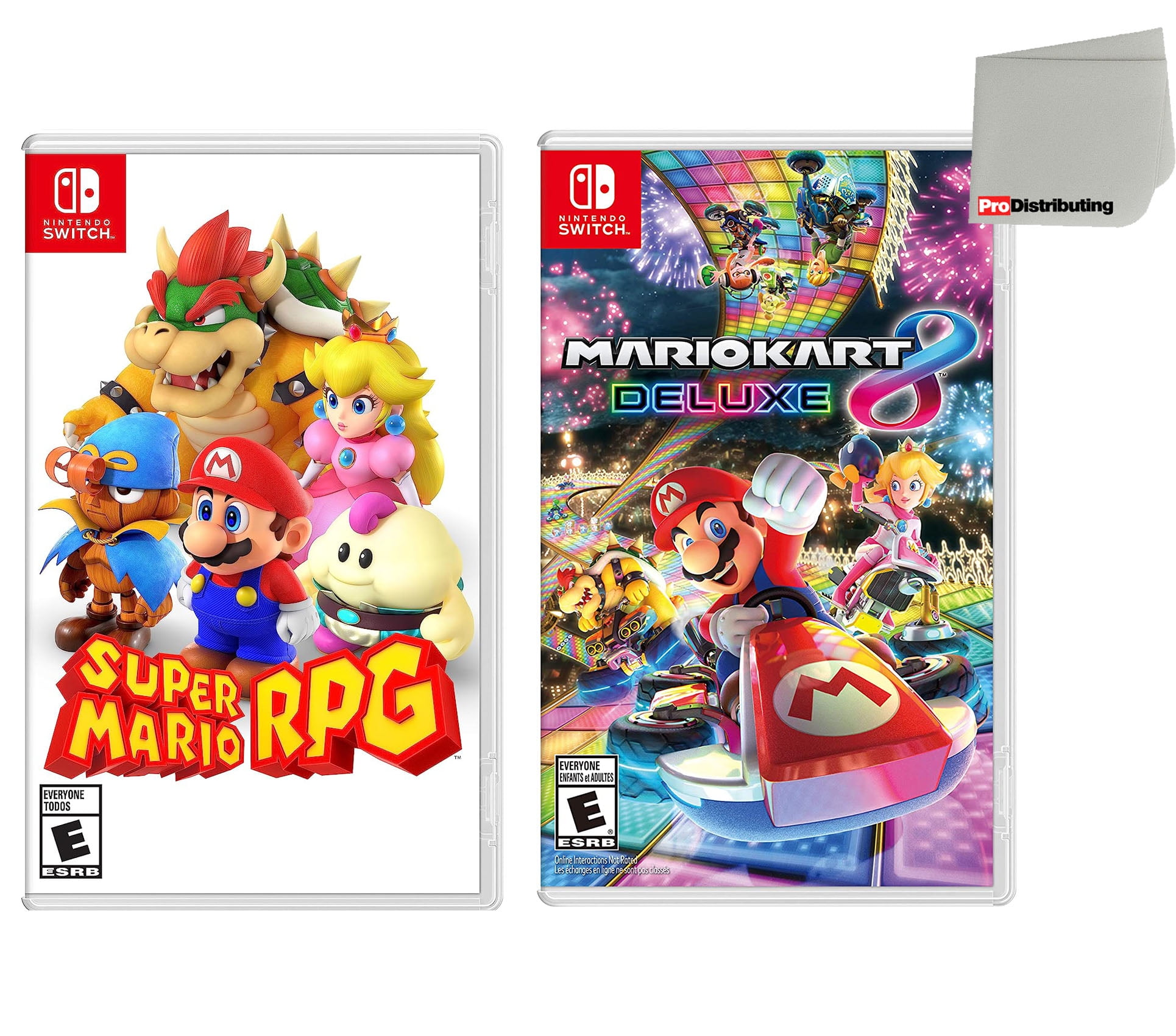 Nintendo Switch Deluxe Two-Game Bundle: Super Mario RPG & Mario Kart 8 ...