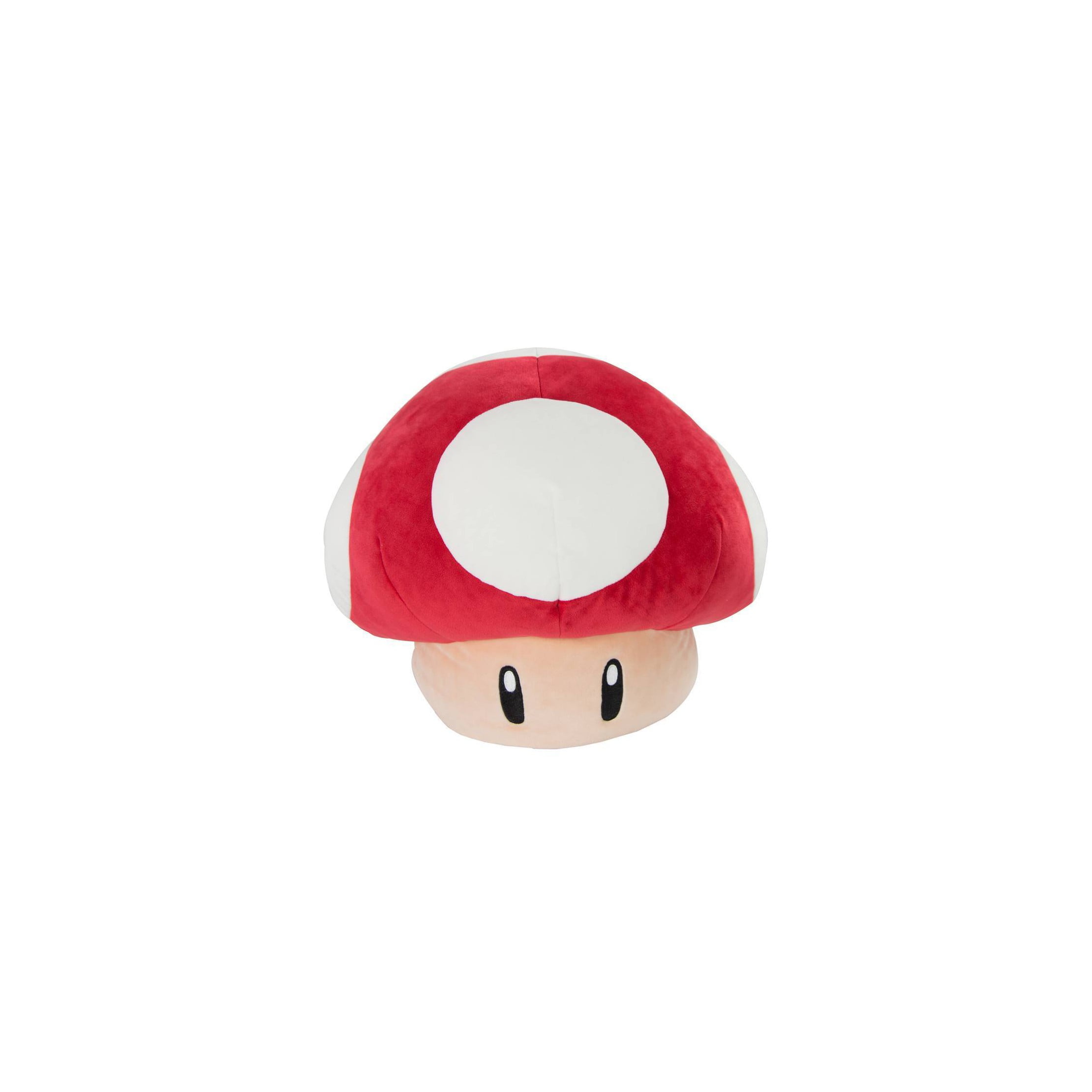Super Mario Red Mushroom Mega 15" Plush - Walmart.com