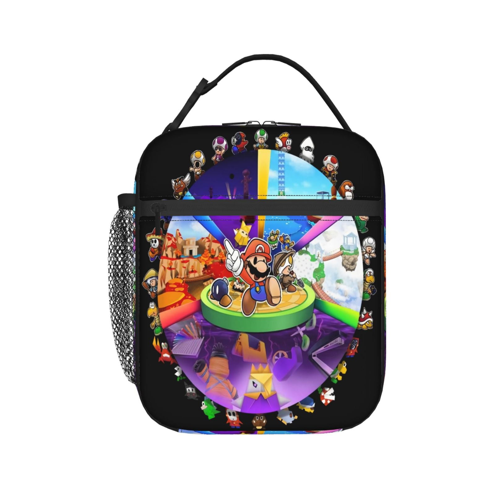 Super Mario Round Turntable Lunch Box,Lunch Box for Men,Lunch Box for ...
