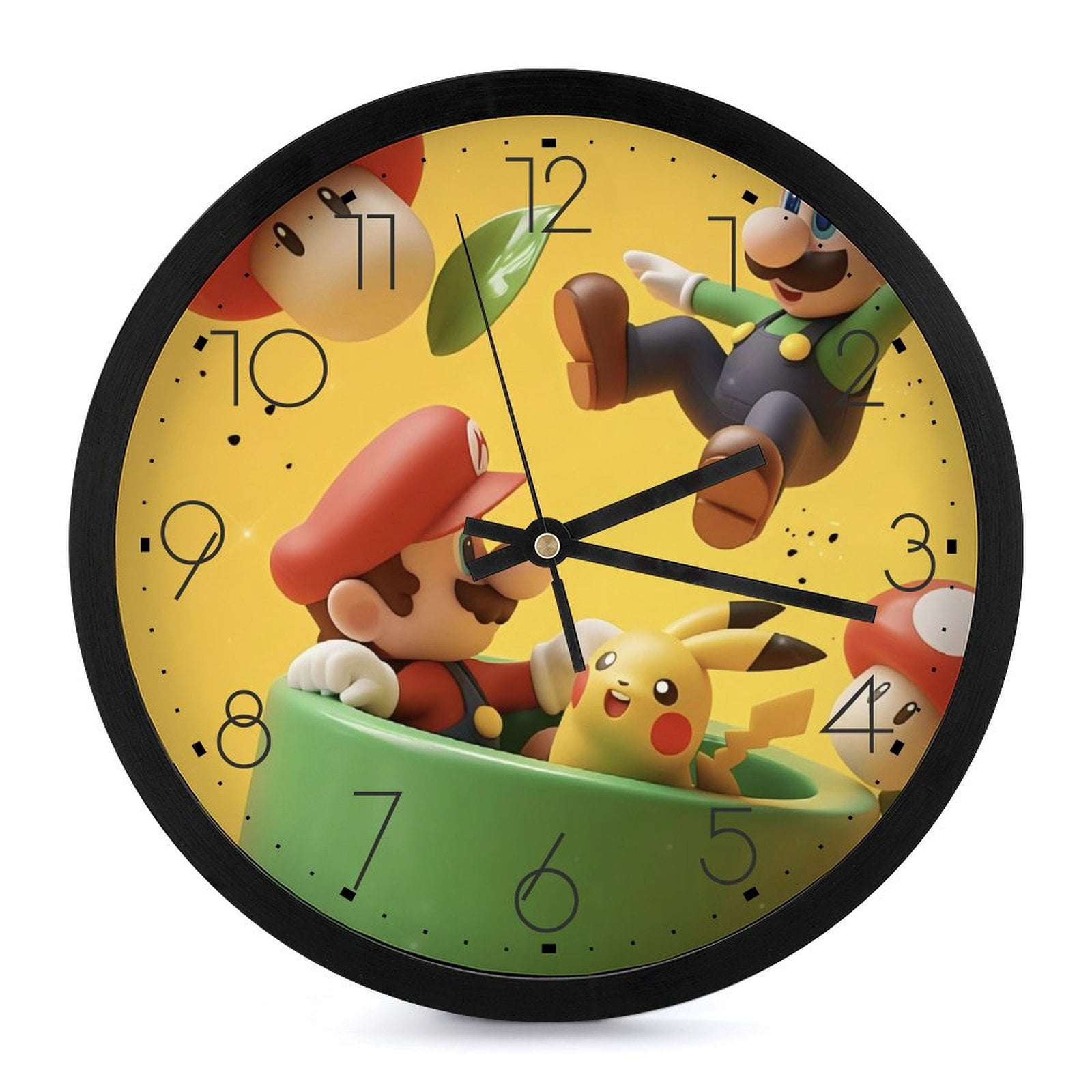 Super Mario Round wall clocks battery operated decorative - Walmart.com