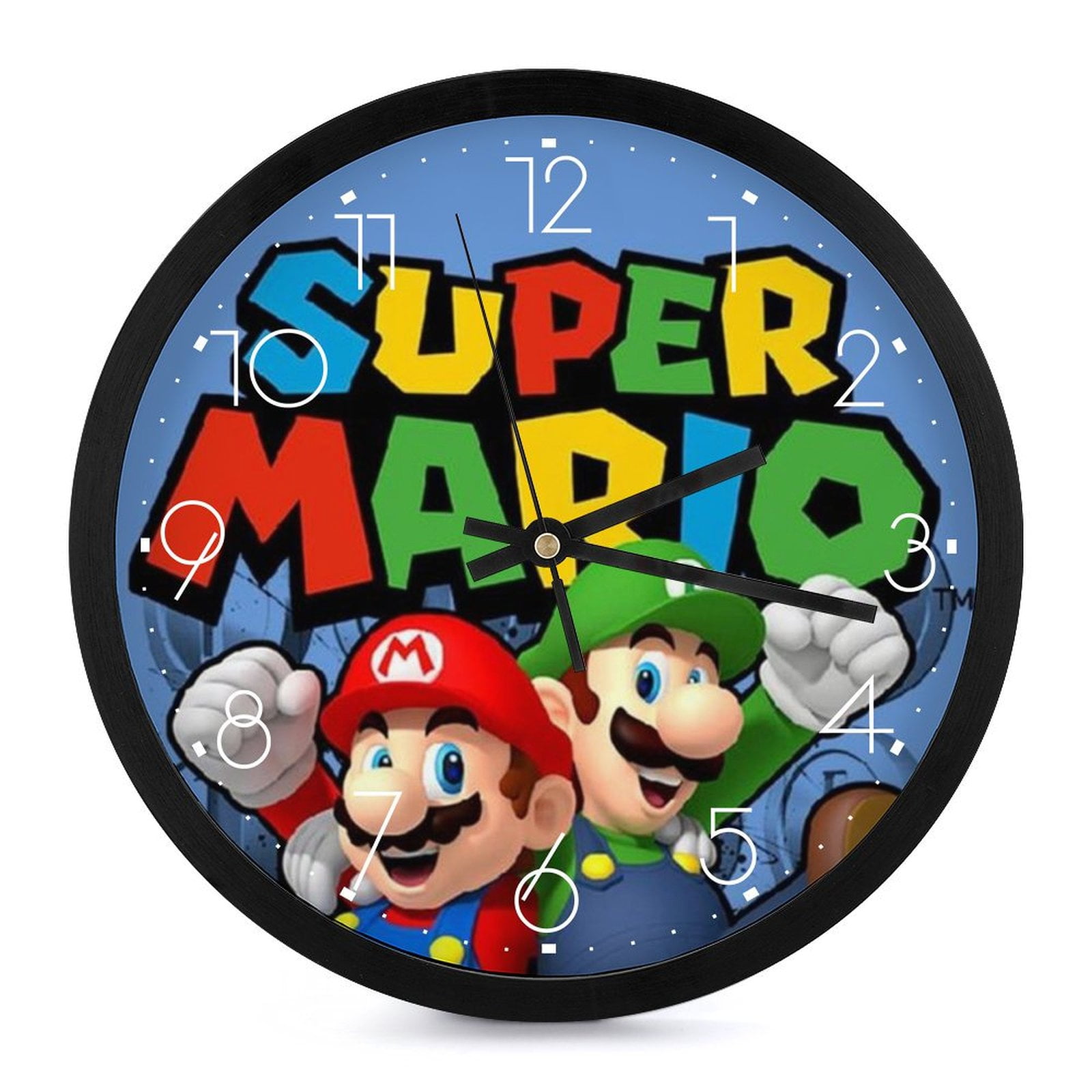 Super Mario Round wall clocks battery operated decorative - Walmart.com