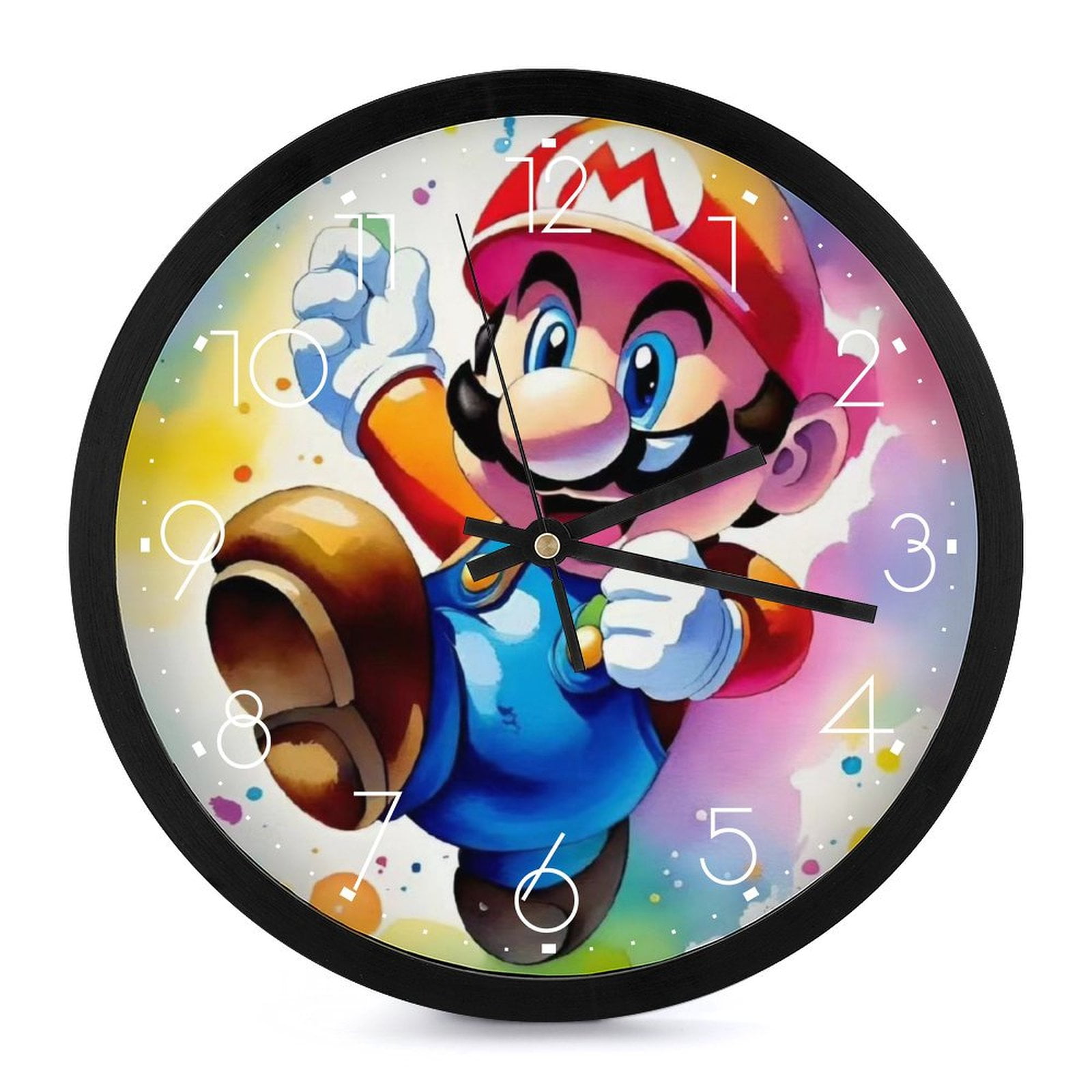 Super Mario Round wall clocks battery operated decorative - Walmart.com