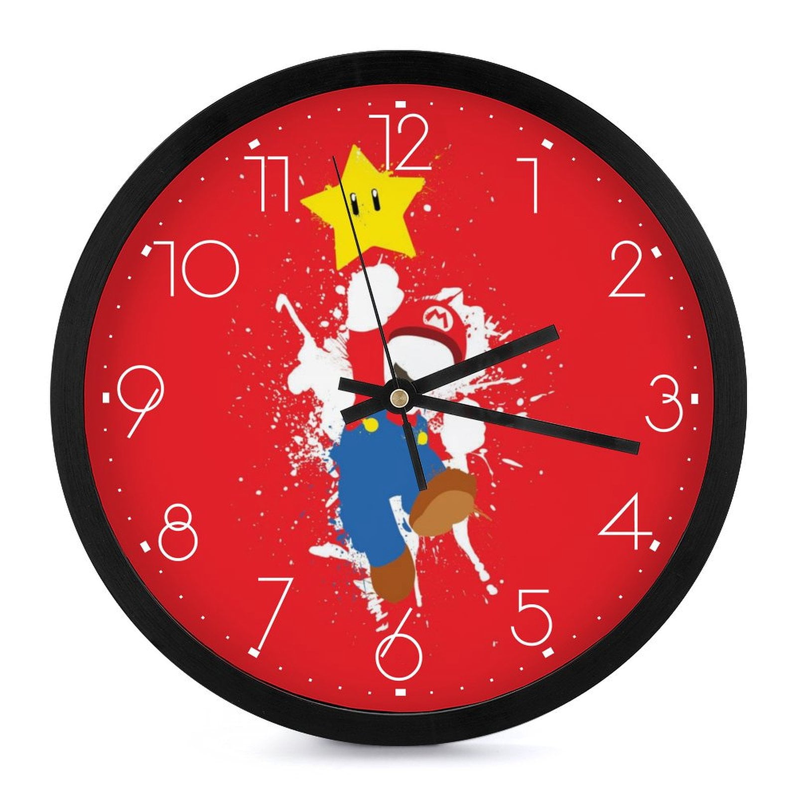 Super Mario Round wall clocks battery operated decorative - Walmart.com