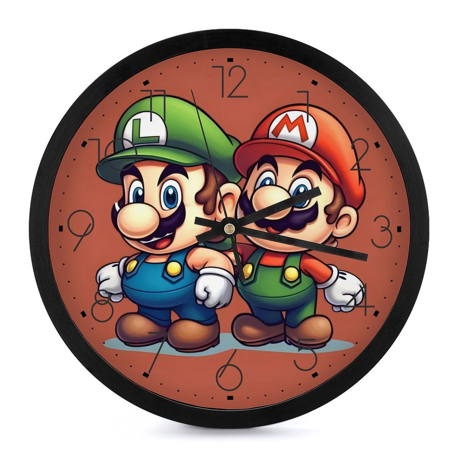 Super Mario Round wall clocks battery operated decorative - Walmart.com