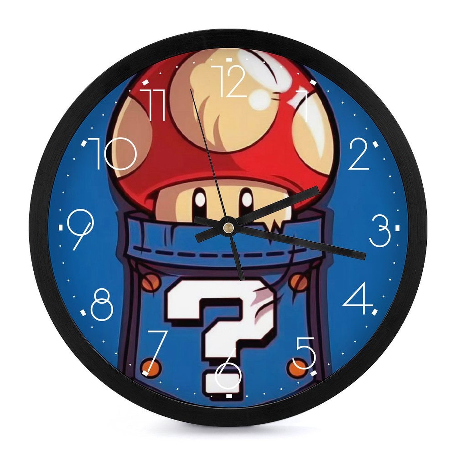 Super Mario Round wall clocks battery operated decorative - Walmart.com