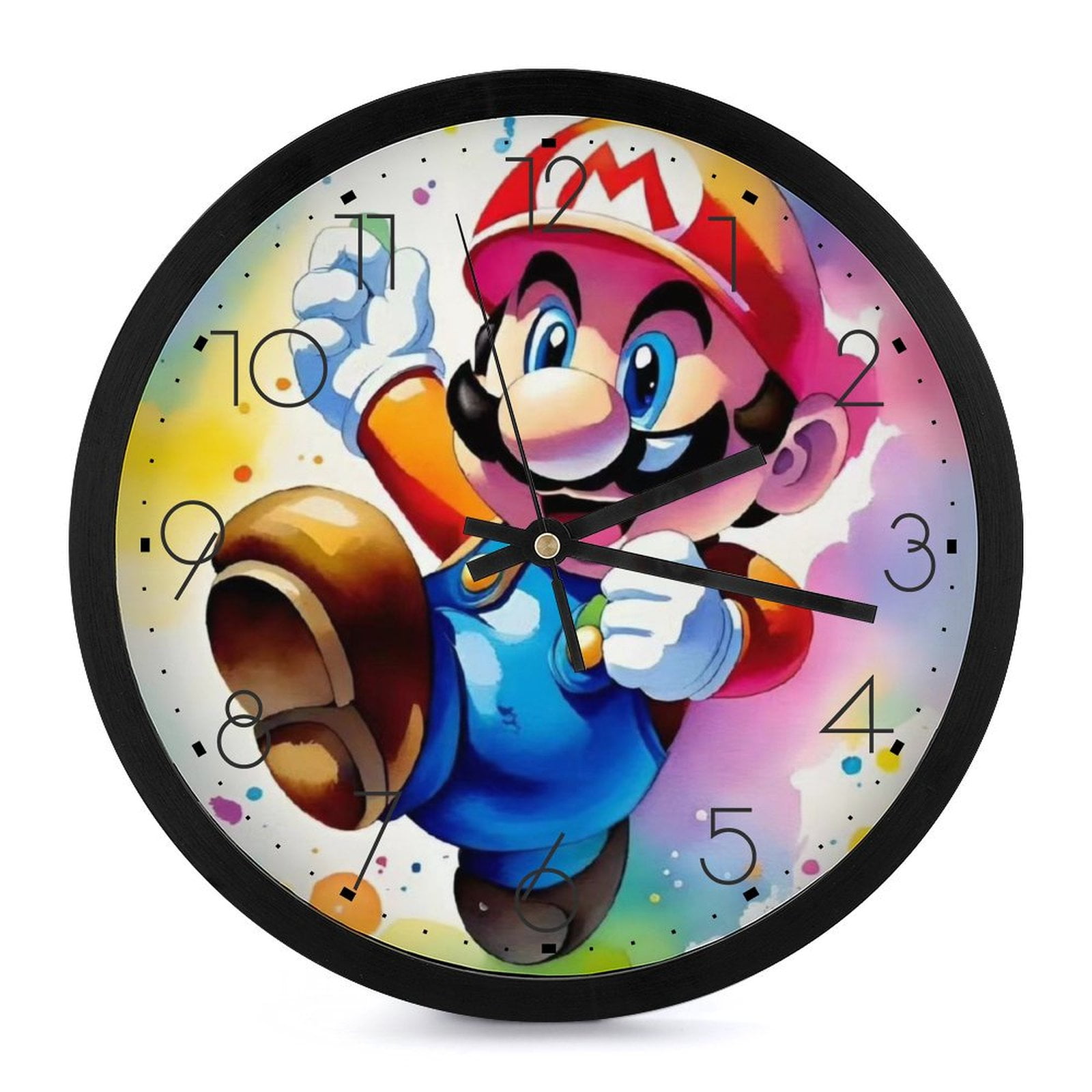 Super Mario Round wall clocks battery operated decorative - Walmart.com