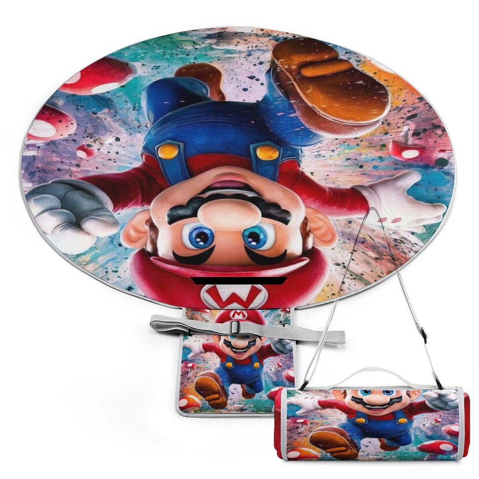 Super Mario Round waterproof picnic mat suitable for outdoor camping ...