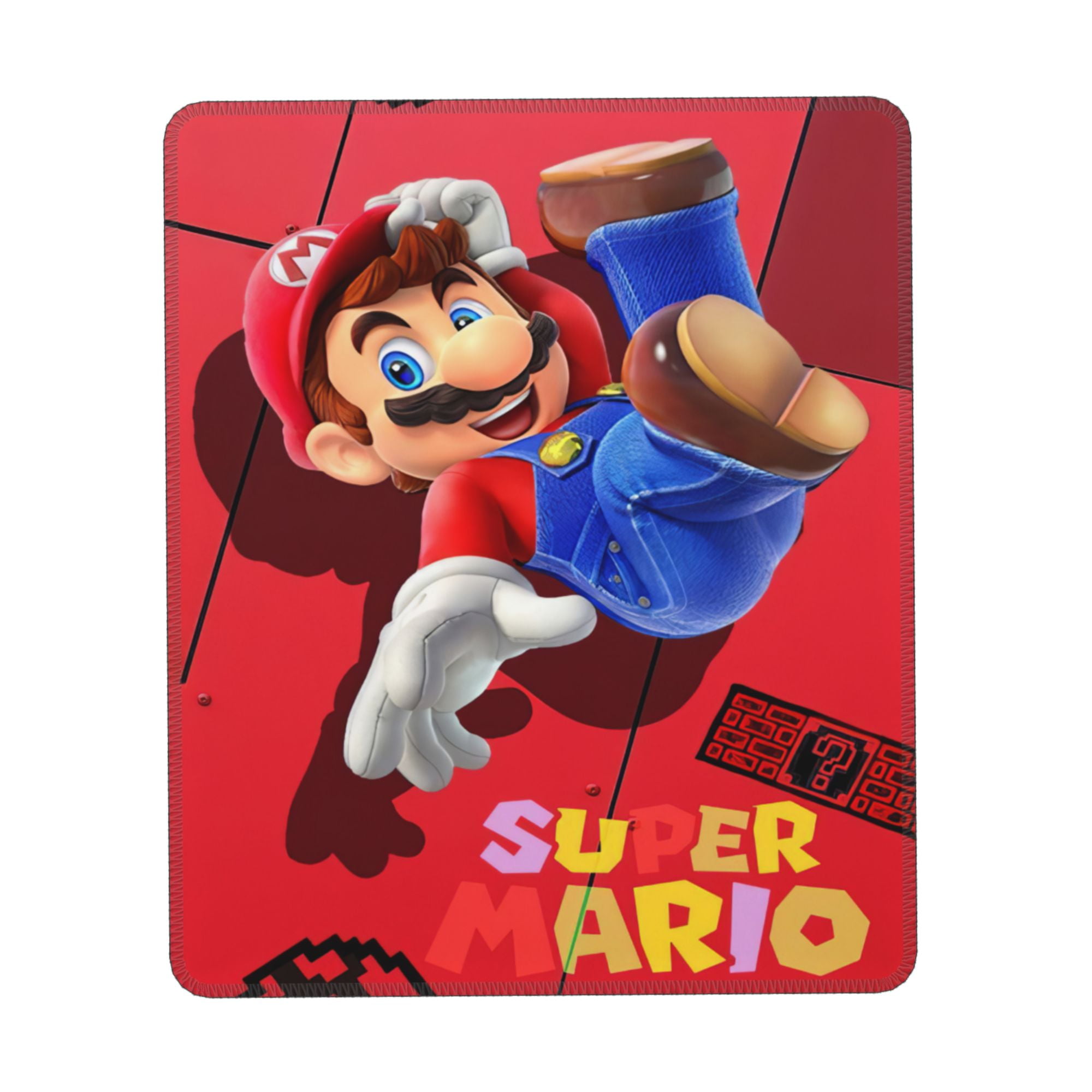 Super Mario Rubber Lock Edge Mouse Pad (Vertical) Office Mouse Pad Home ...