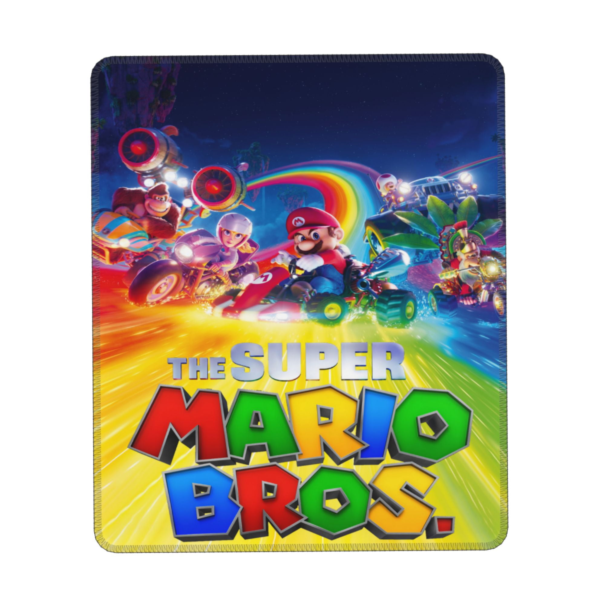 Super Mario Rubber Lock Edge Mouse Pad (Vertical) Office Mouse Pad Home ...