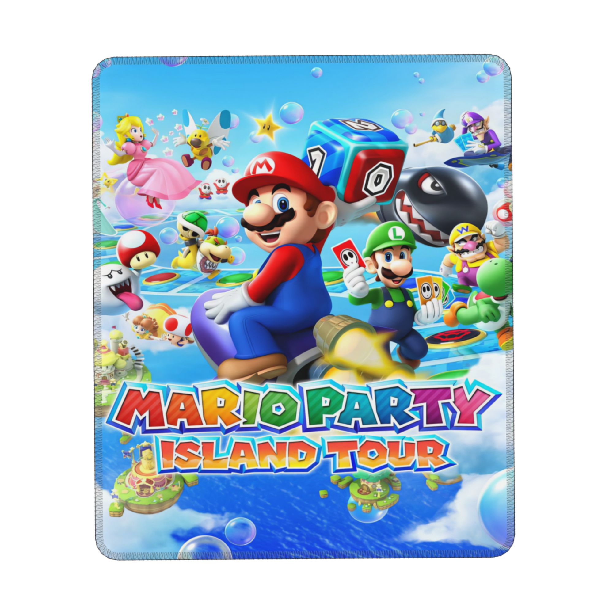 Super Mario Rubber Lock Edge Mouse Pad (Vertical) Office Mouse Pad Home ...