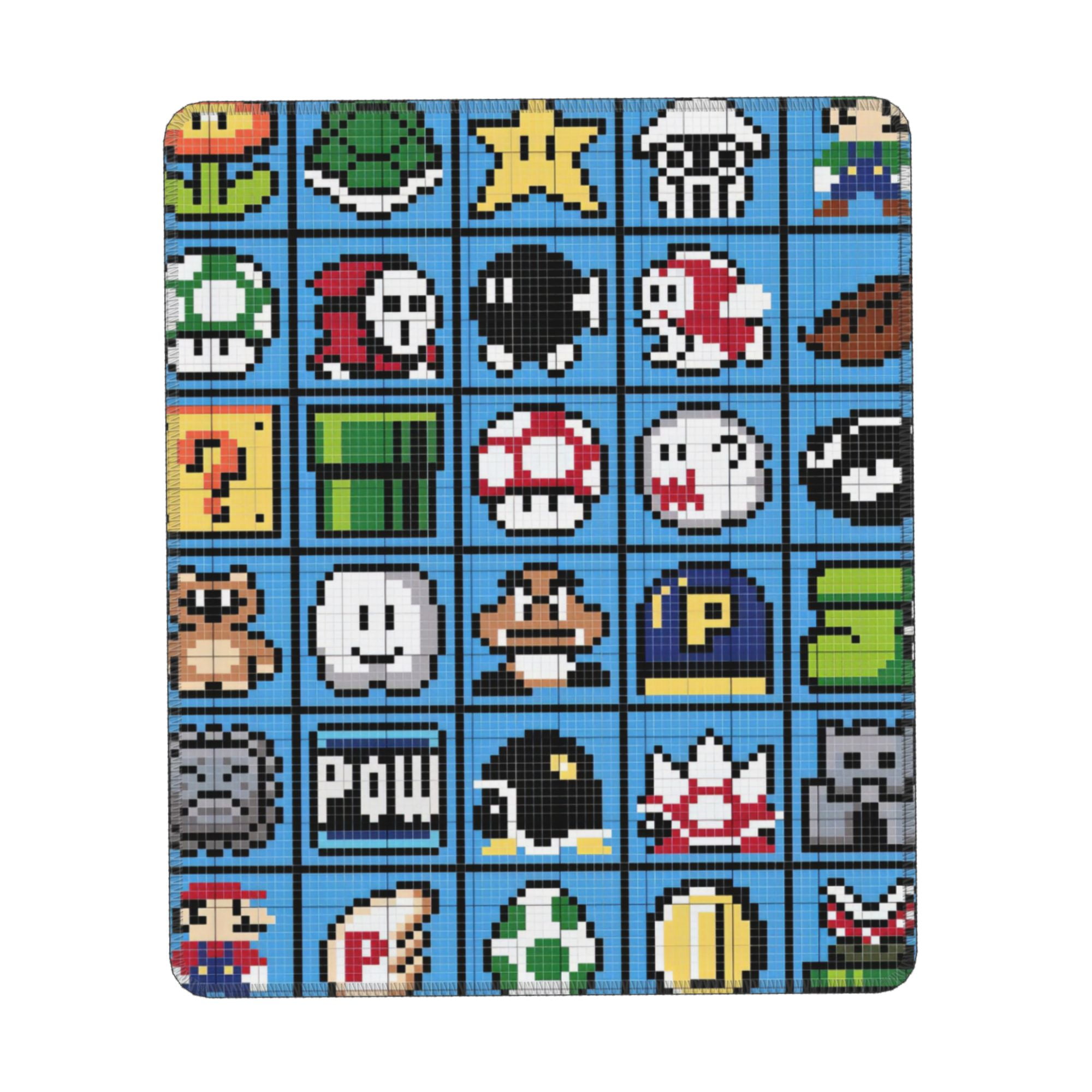 Super Mario Rubber Lock Edge Mouse Pad (Vertical) Office Mouse Pad Home ...