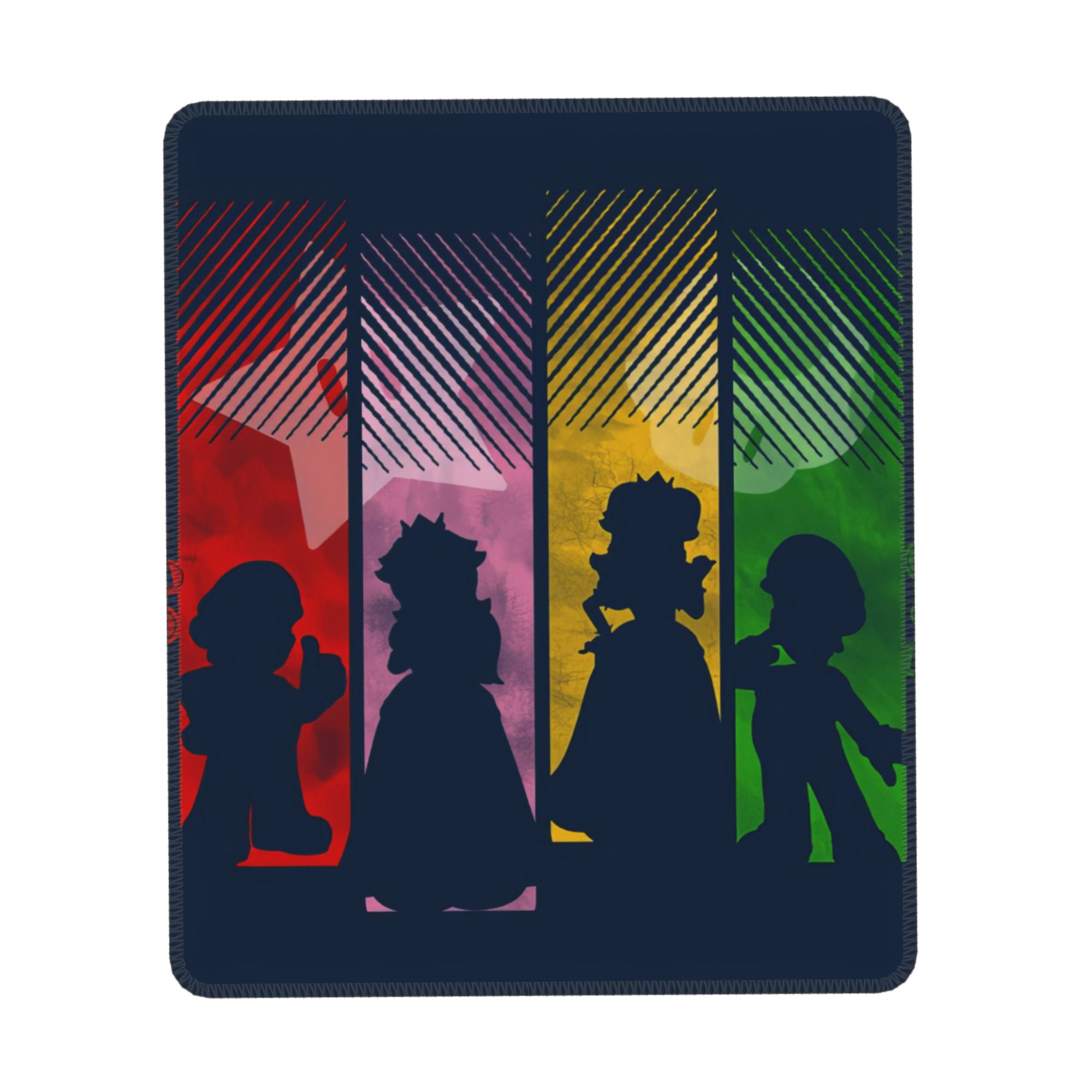 Super Mario Rubber Lock Edge Mouse Pad (Vertical) Office Mouse Pad Home ...