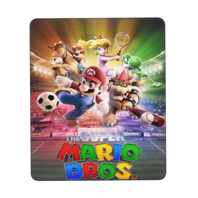 Super Mario Rubber Lock Edge Mouse Pad (Vertical) Office Mouse Pad Home ...