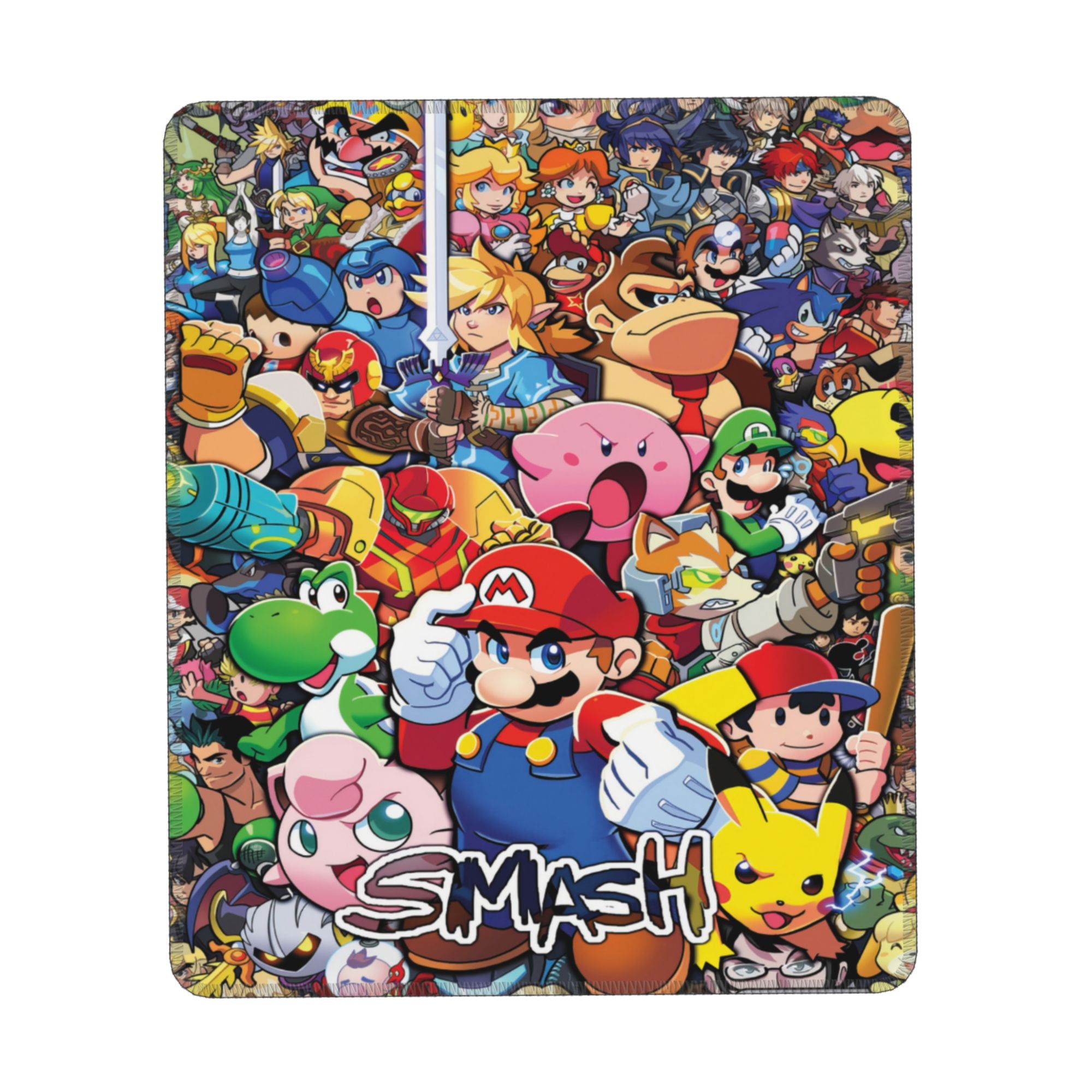 Super Mario Rubber Lock Edge Mouse Pad (Vertical) Office Mouse Pad Home ...