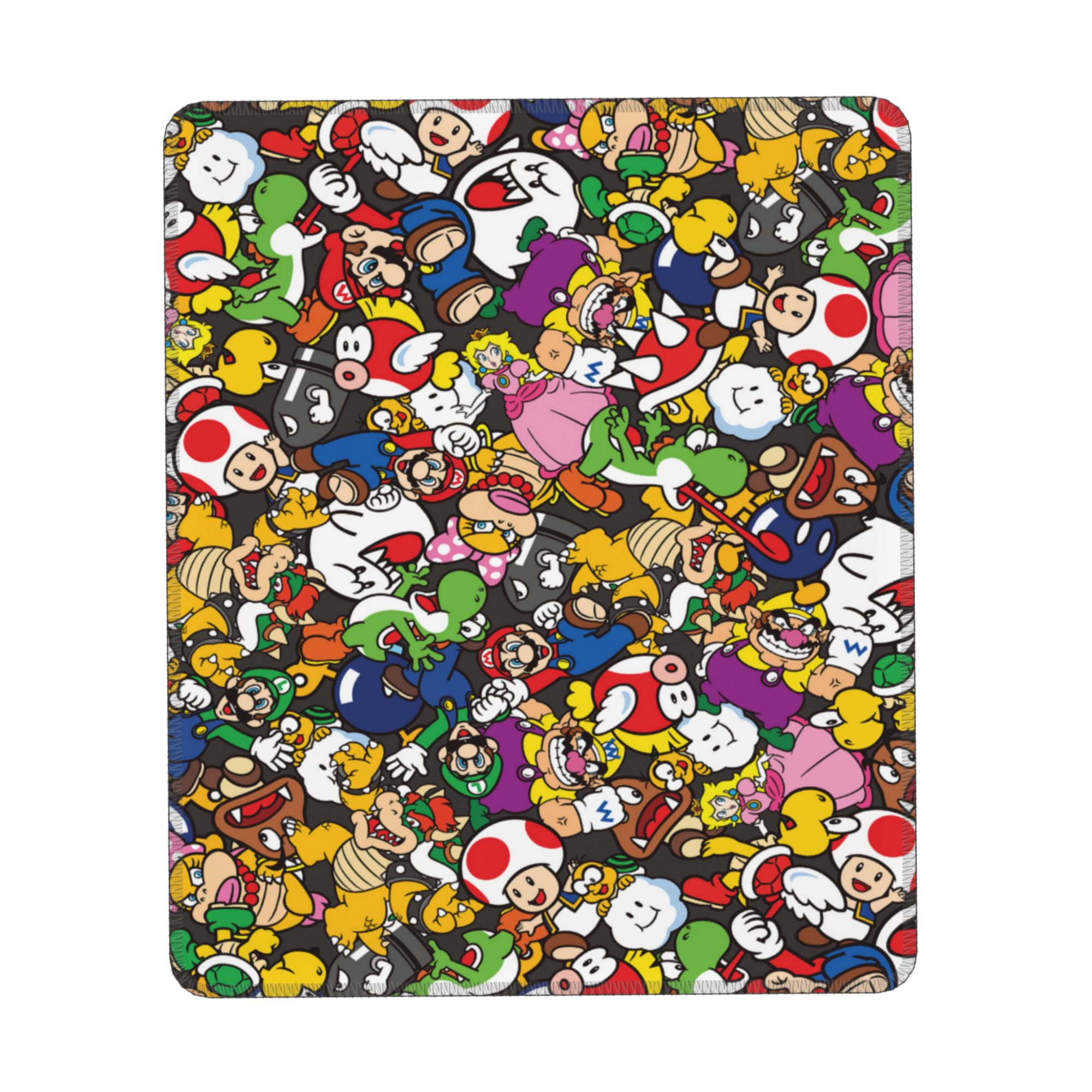 Super Mario Rubber Lock Edge Mouse Pad (Vertical) Office Mouse Pad Home ...