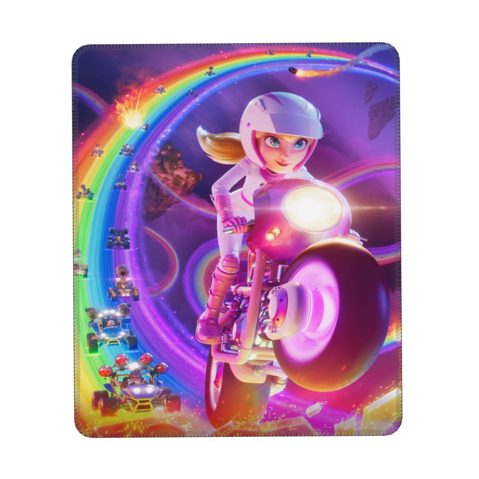 Super Mario Rubber Lock Edge Mouse Pad (Vertical) Office Mouse Pad Home ...