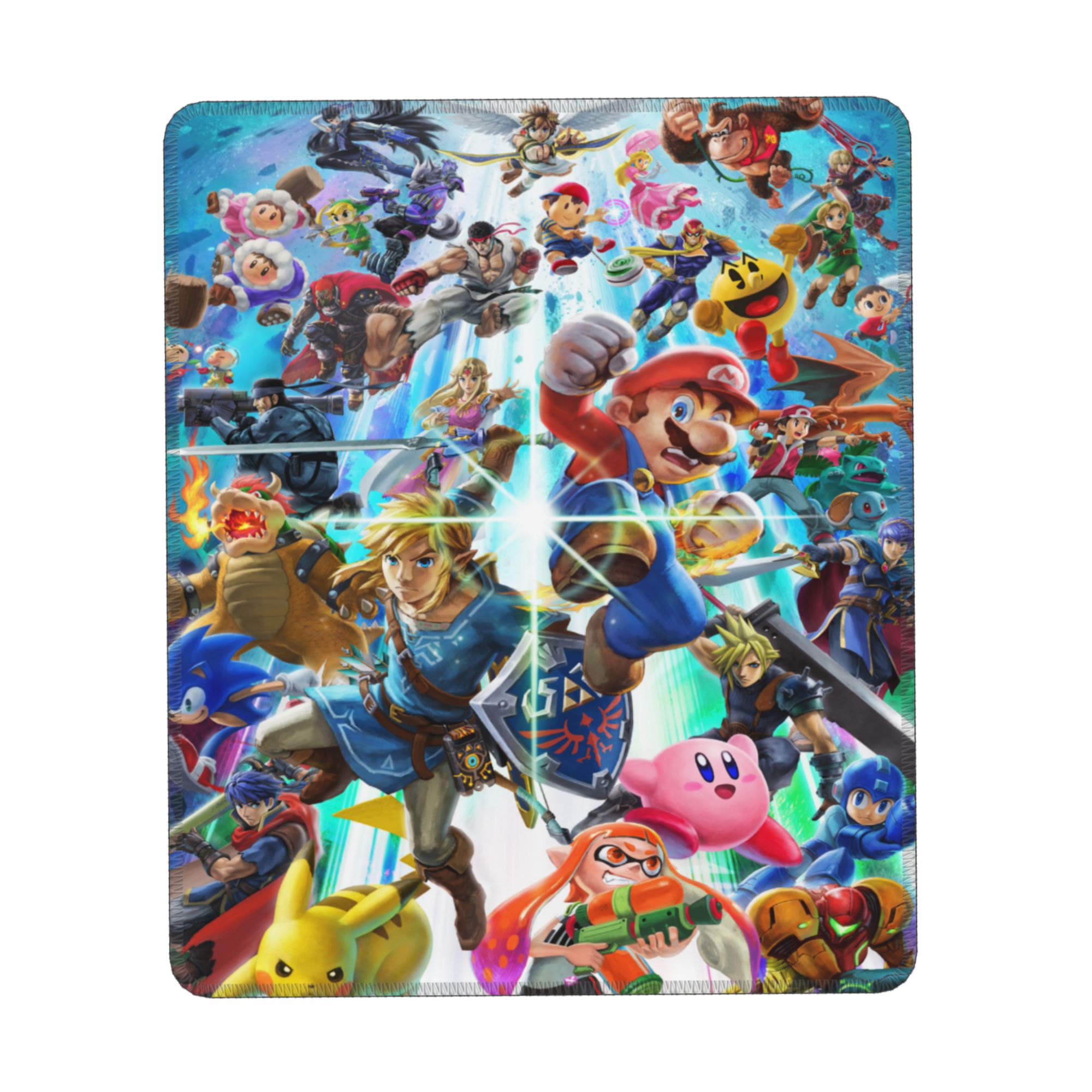 Super Mario Rubber Lock Edge Mouse Pad (Vertical) Office Mouse Pad Home ...